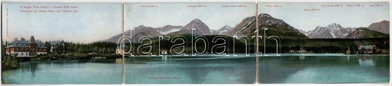 Tátra, Magas-Tátra, Vysoké Tatry; Strbské pleso / Csorba-tó. 3-részes ...