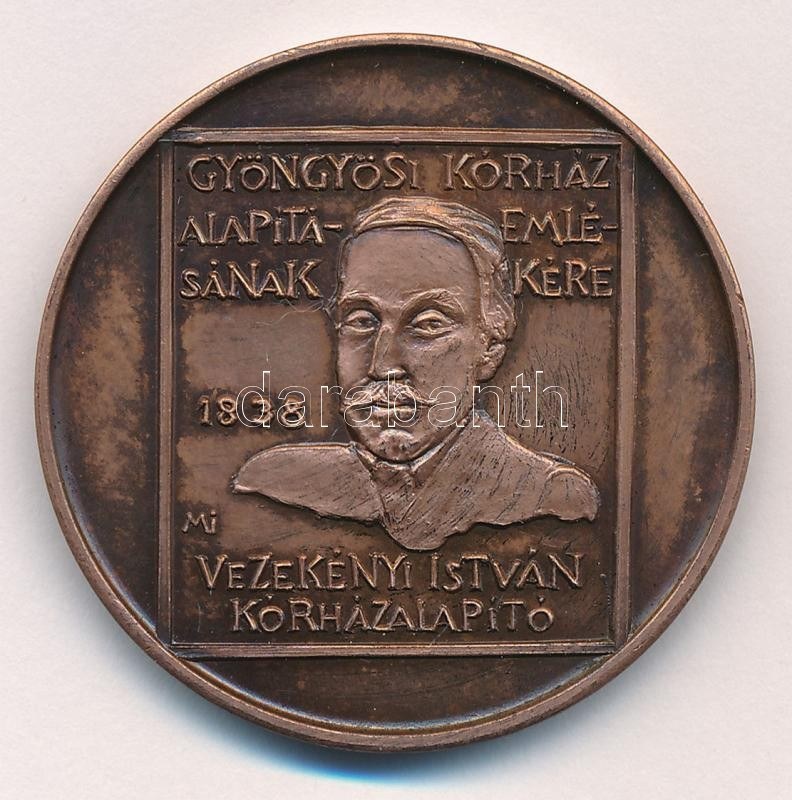 Máté István (1952-) 1988. "A Gyöngyösi Kórház alapításának emlékére ...