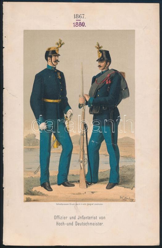 cca 1880 Wilhelm von Zimburg (1848-1902): Offizier und Infanterist von ...