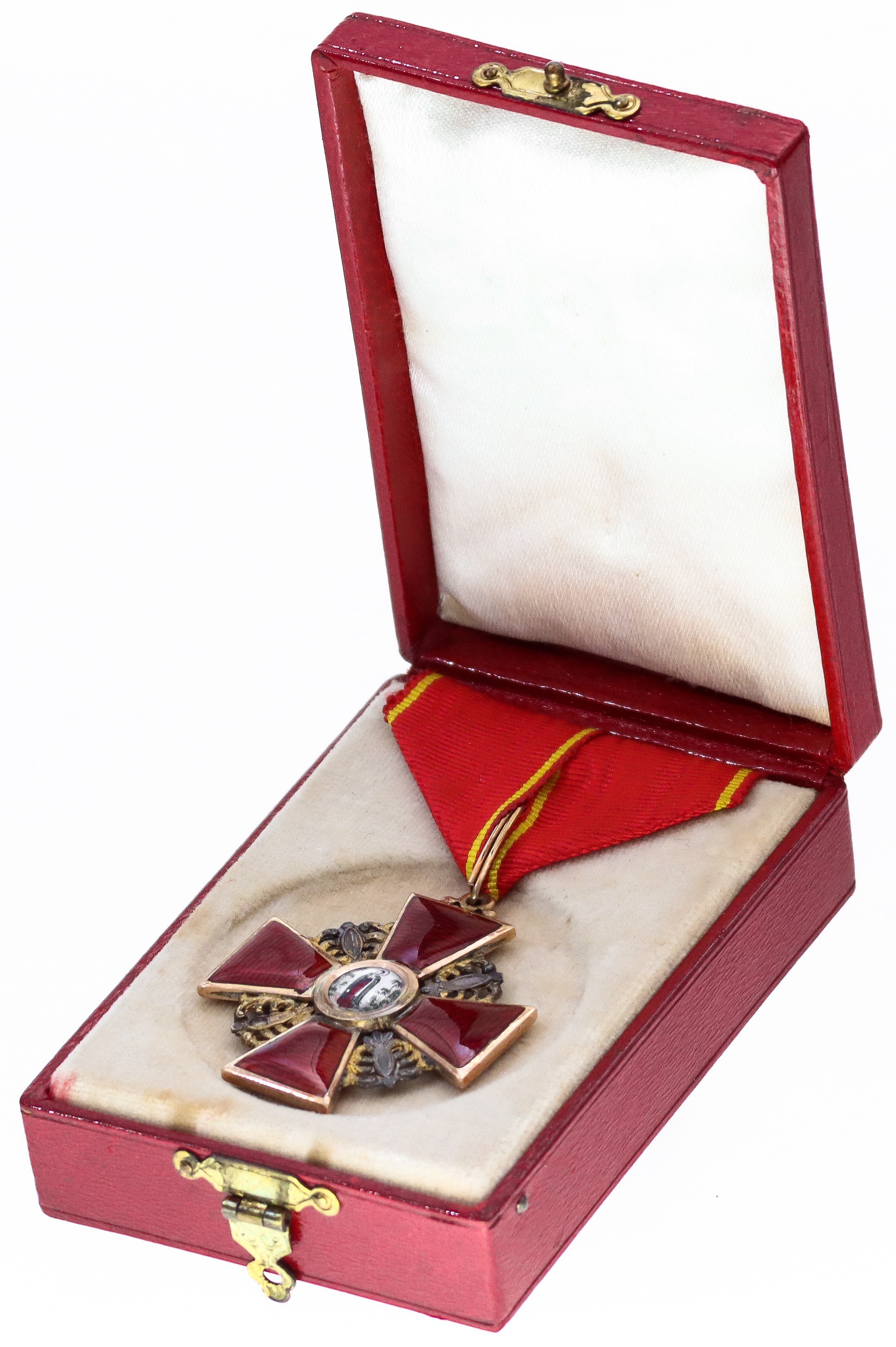 Russia Order of Saint Anne III Class Cross 1844 - 1917 - Aukcja ...