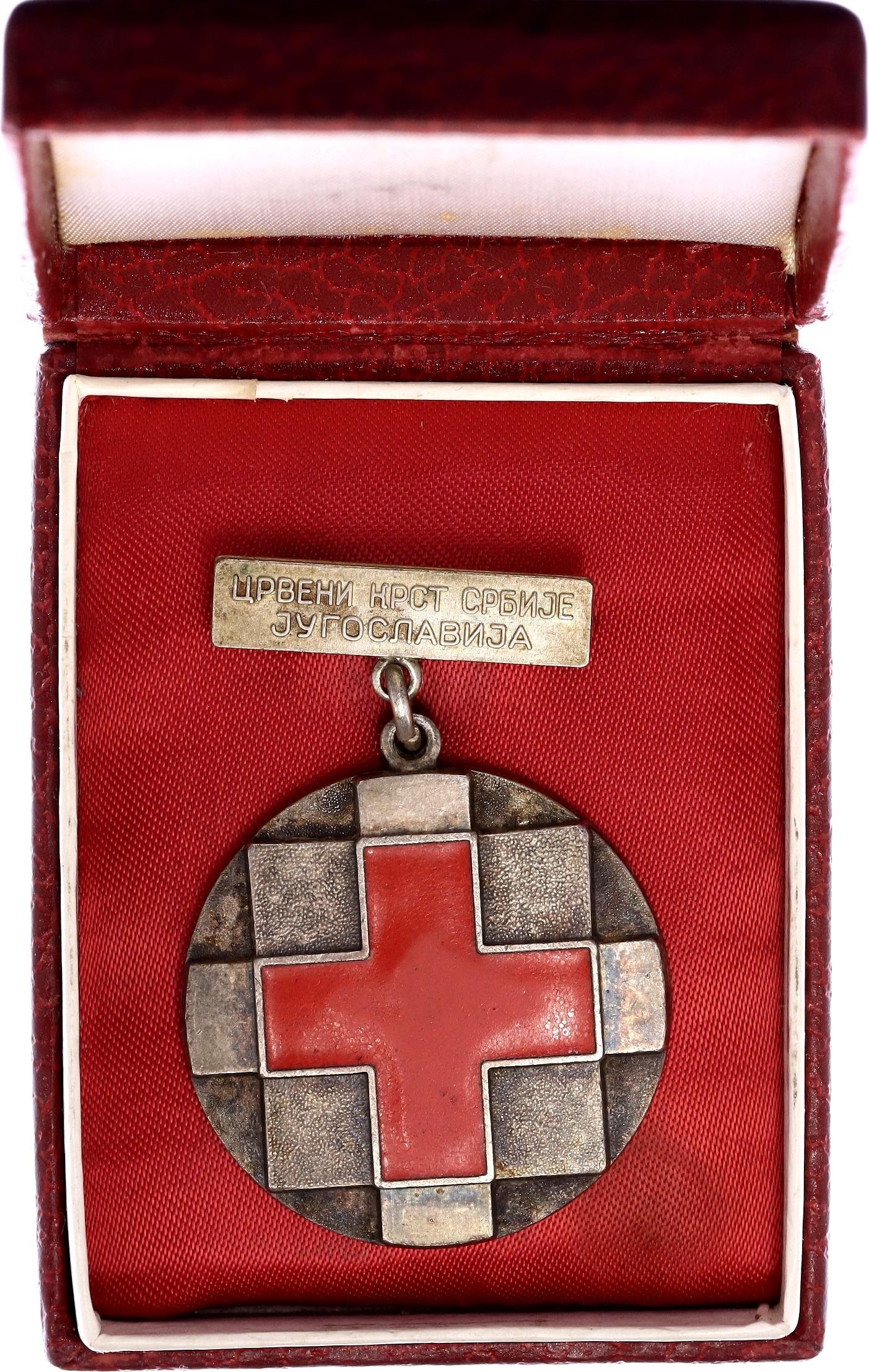Yugoslavia Silver Red Cross Badge 1950 -th - Aukcja internetowa ...