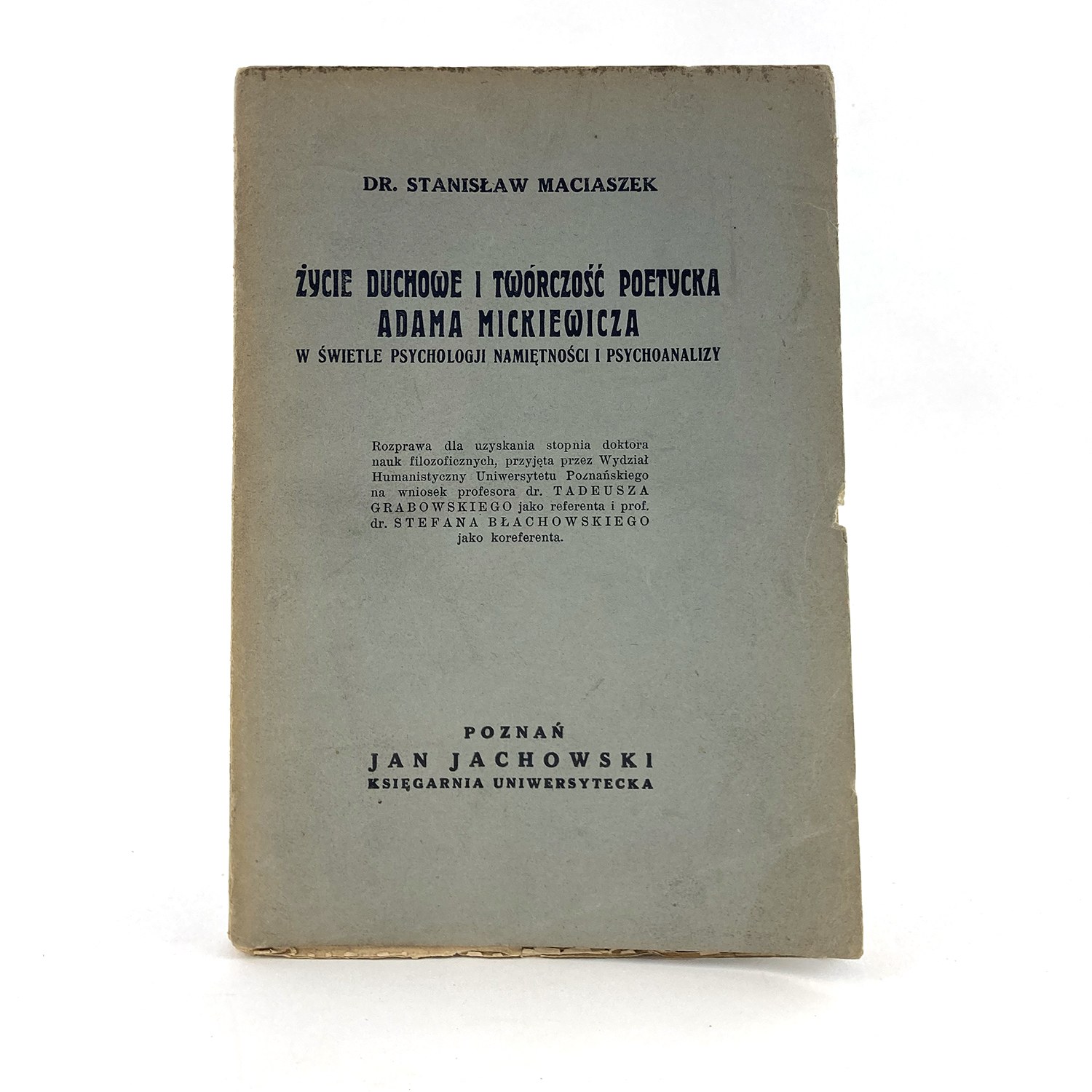 Maciaszek Stanisław - Życie duchowe i twórczość poetycka Adama ...