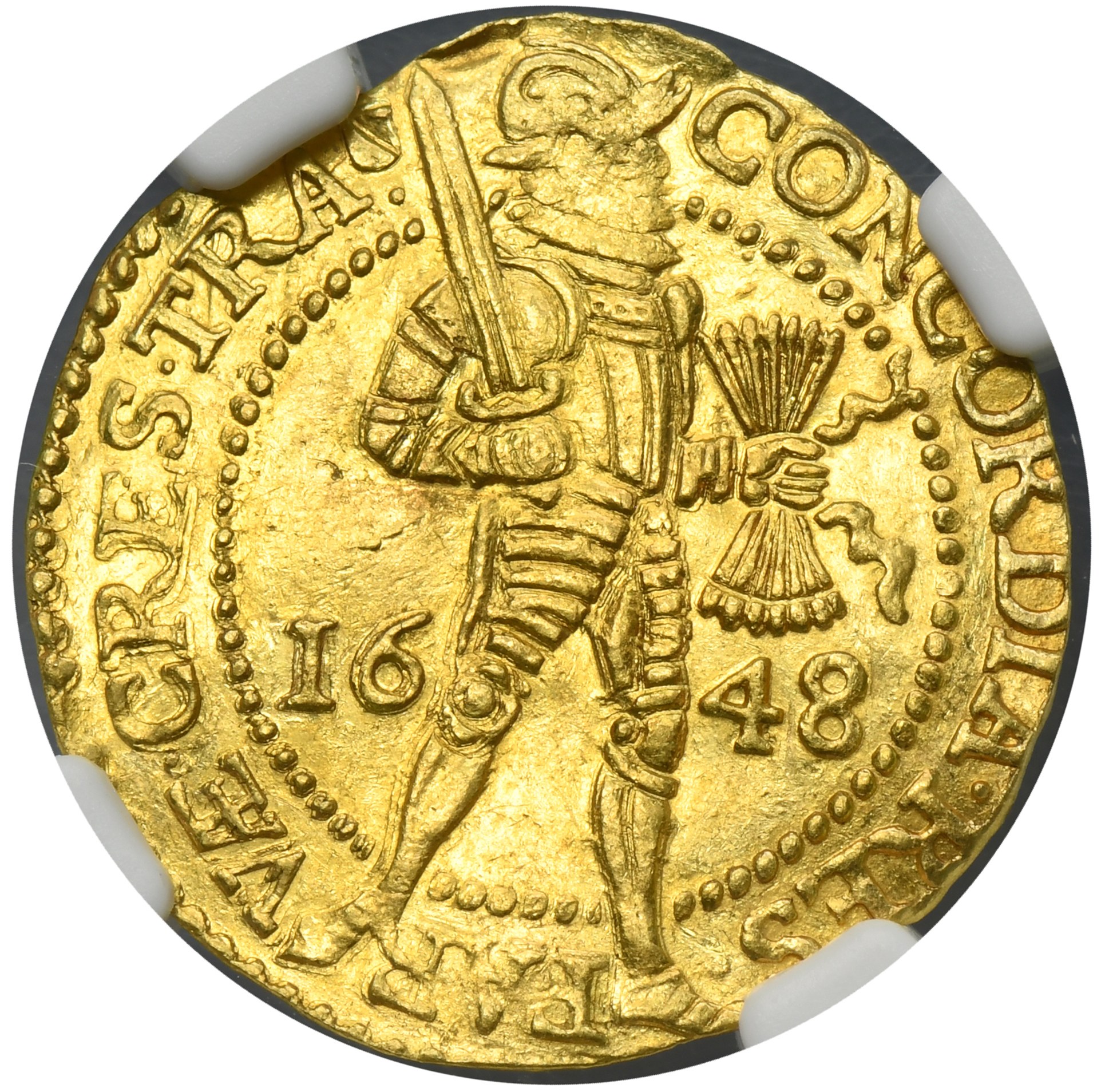 Niderlandy, Prowincja Utrecht, Dukat 1648 - NGC MS62 - Aukcja ...