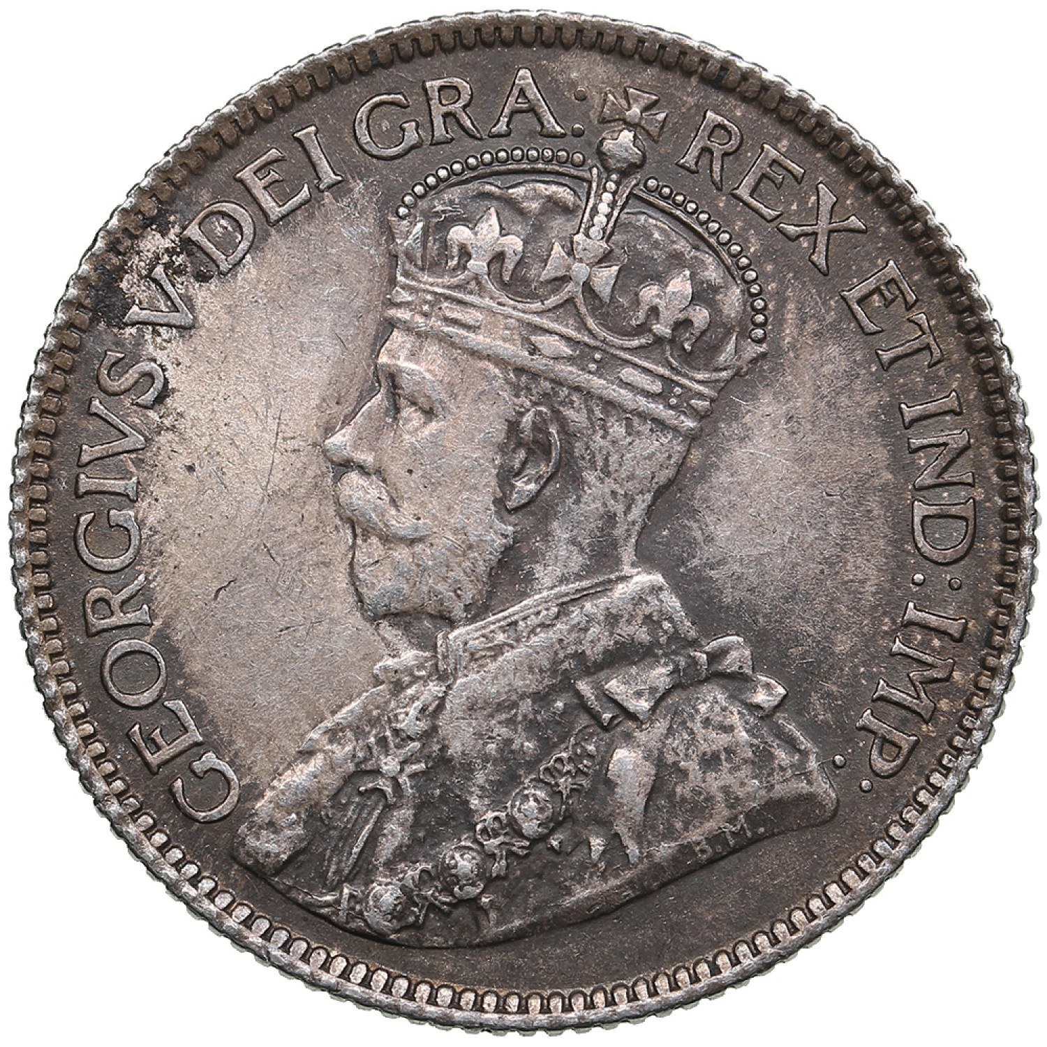 25 centów kanadyjskich 1914 - Jerzy V (1910-1936) - Aukcja internetowa ...