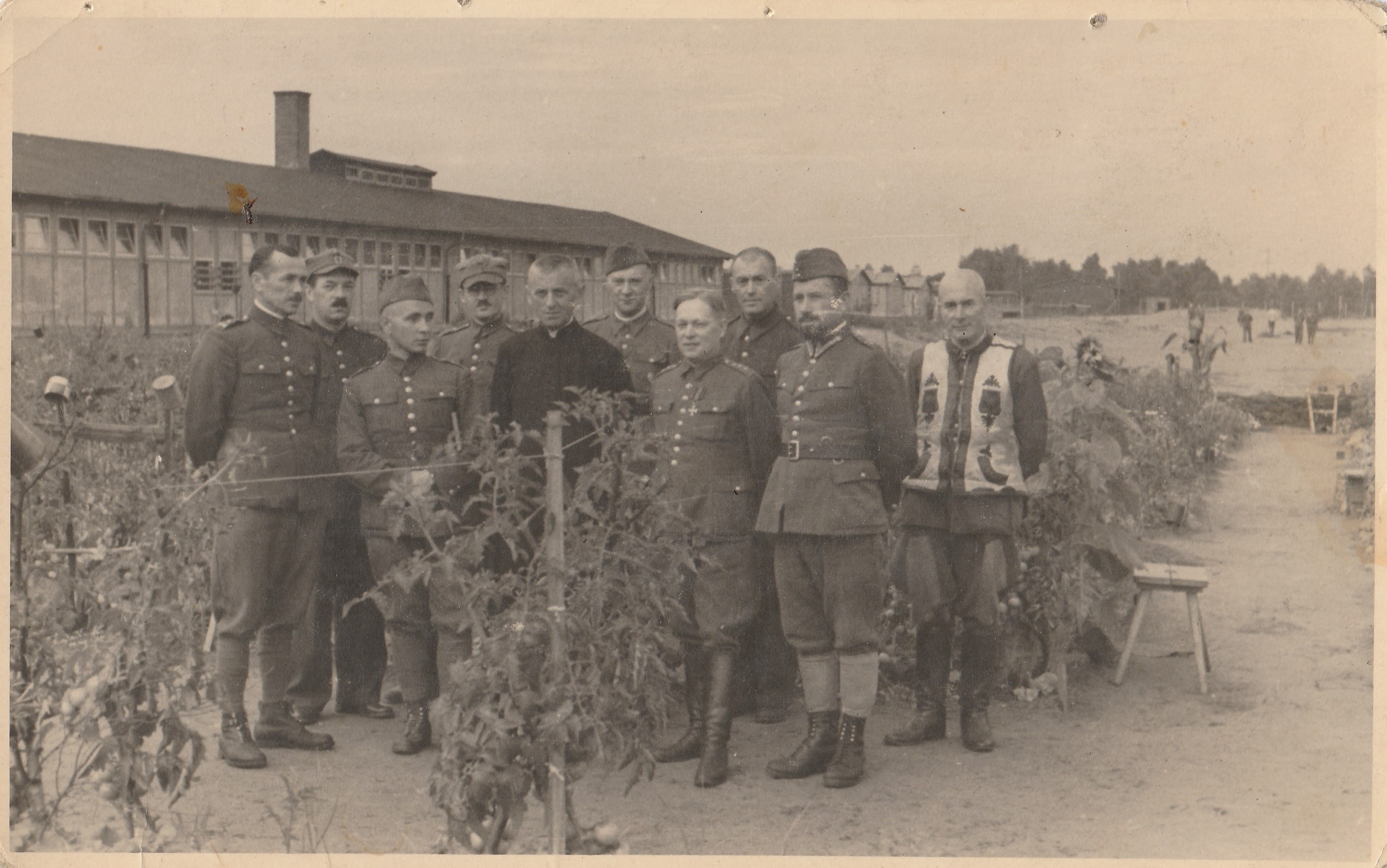 DORSTEN. Pocztówka ze zdjęciem z Oflagu VI E Dorsten, 1941 - Aukcja ...
