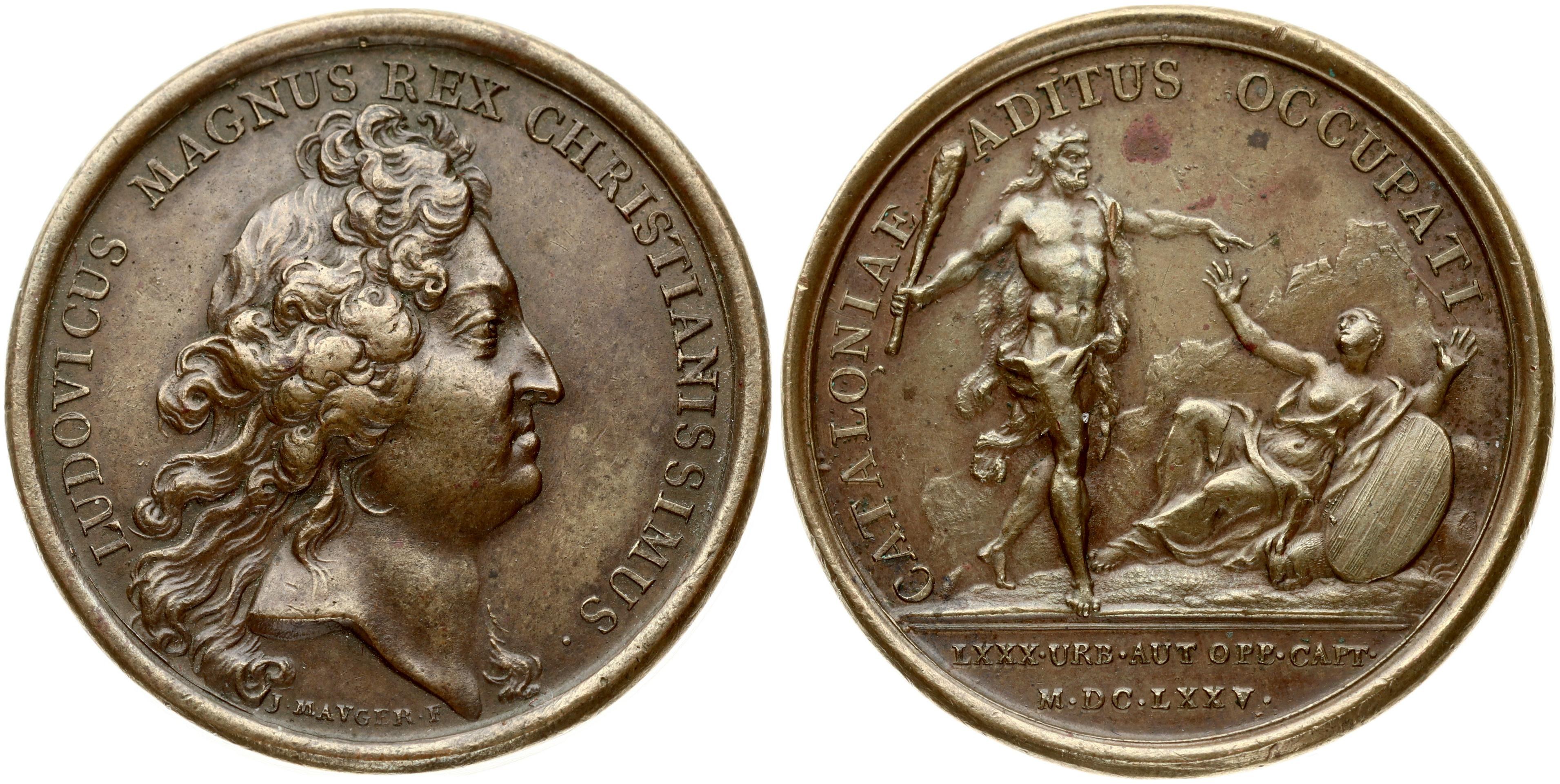 France Medal (1675) Ludovicus Magnus Rex Christianissimus - Online ...