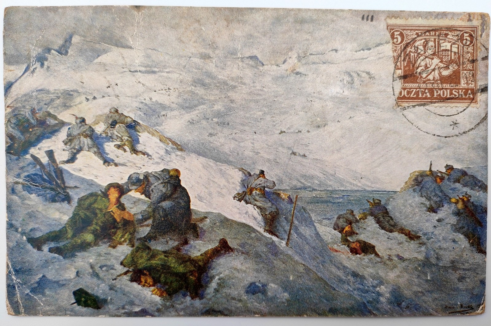 Postcard - Red Cross - Fighting in the Alps - World War I [1915 ...