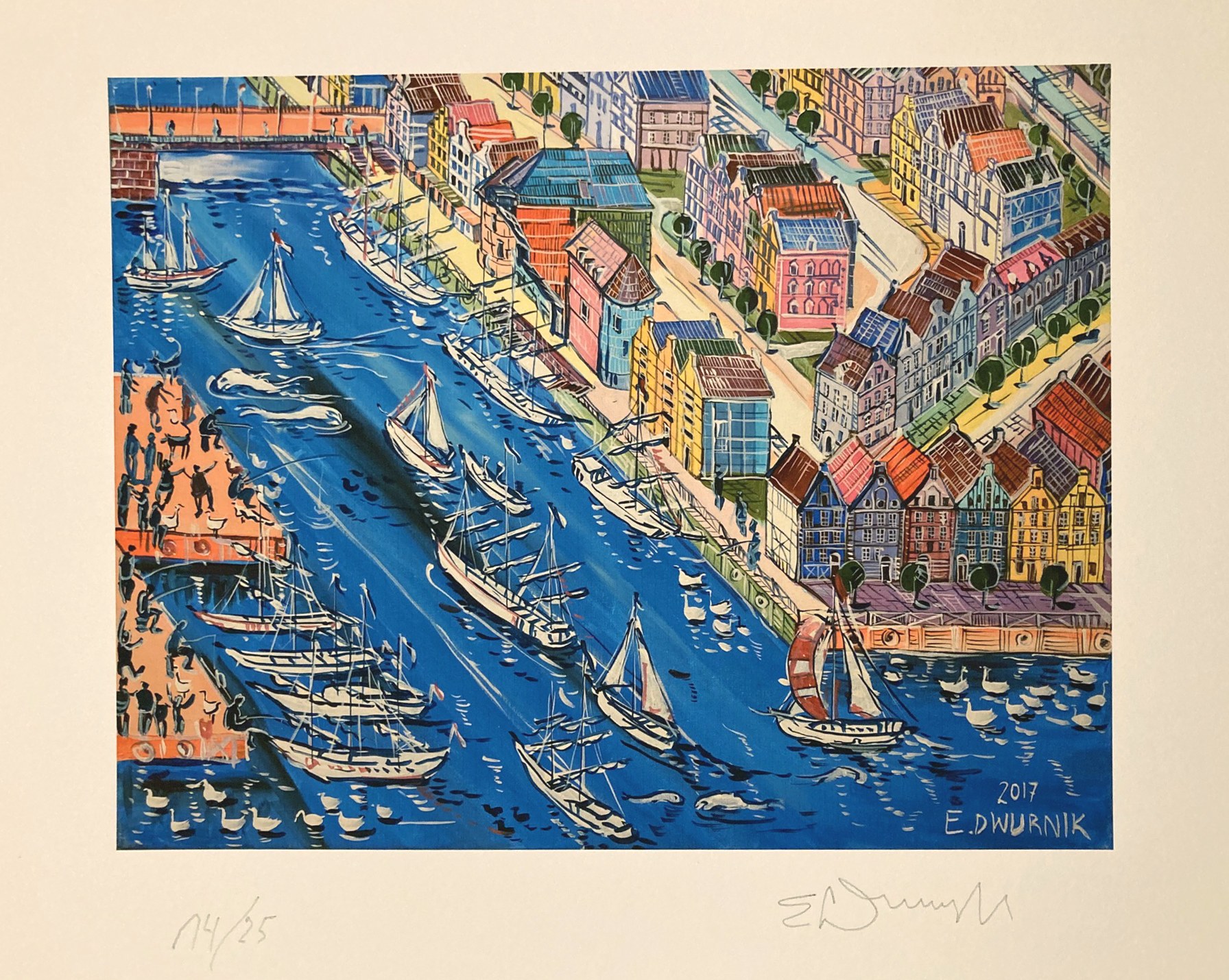 Edward Dwurnik ( 1943 - 2018 ), Gdańsk - Aukcja internetowa / Licytacja online - Cena - OneBid