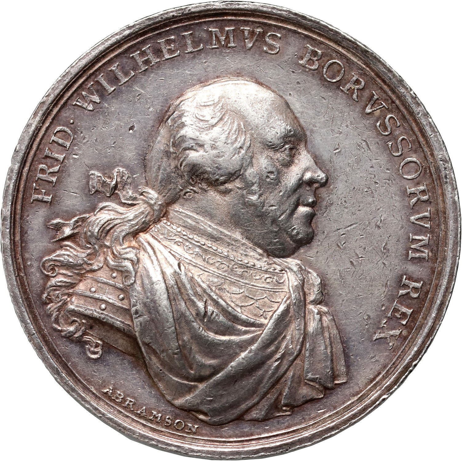 Germany, Prussia, Frederick William II, medal of 1795, Peace of Basel ...