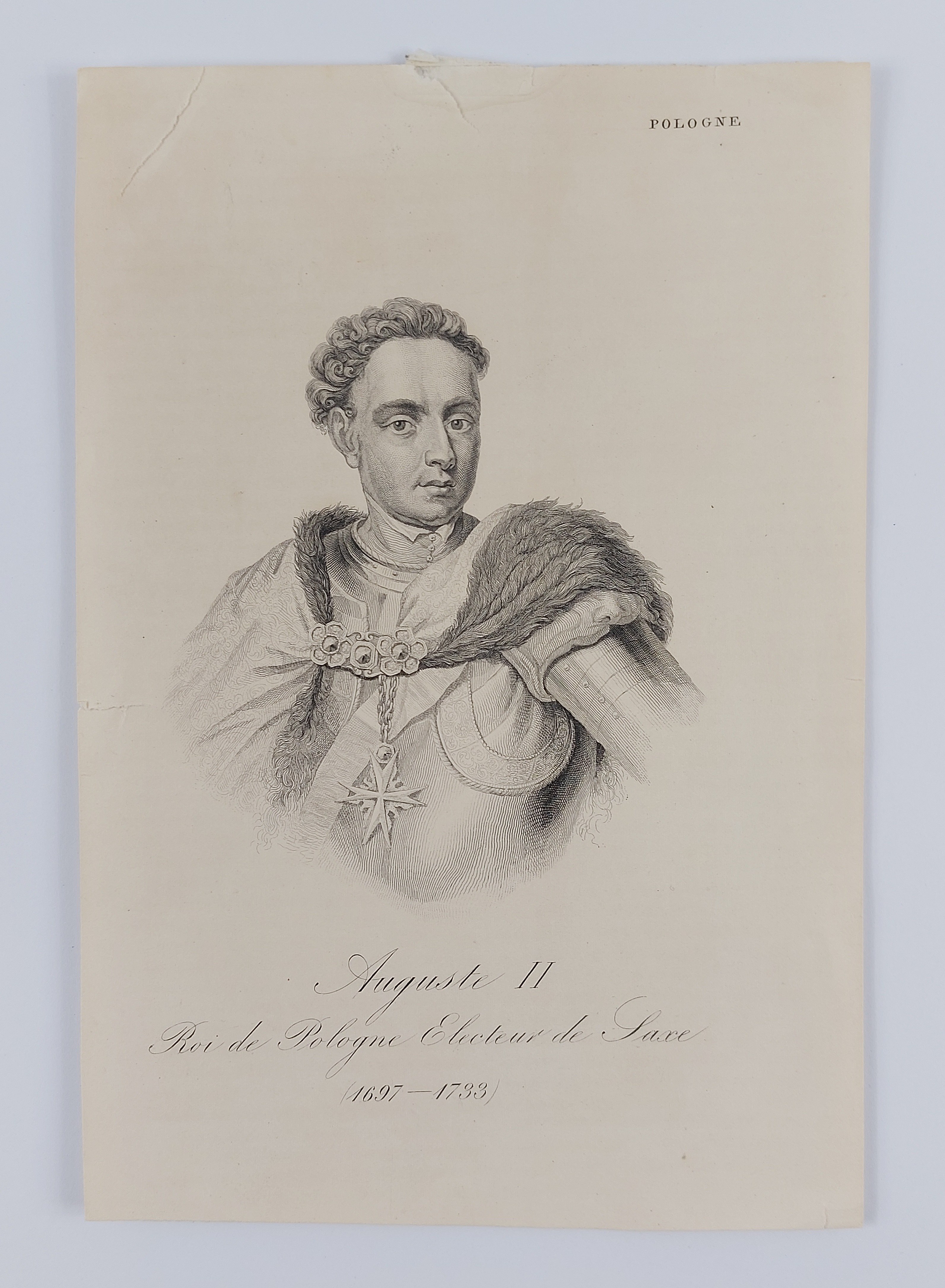 Auguste II | August II /rycina 1839-1842/ - Aukcja internetowa ...