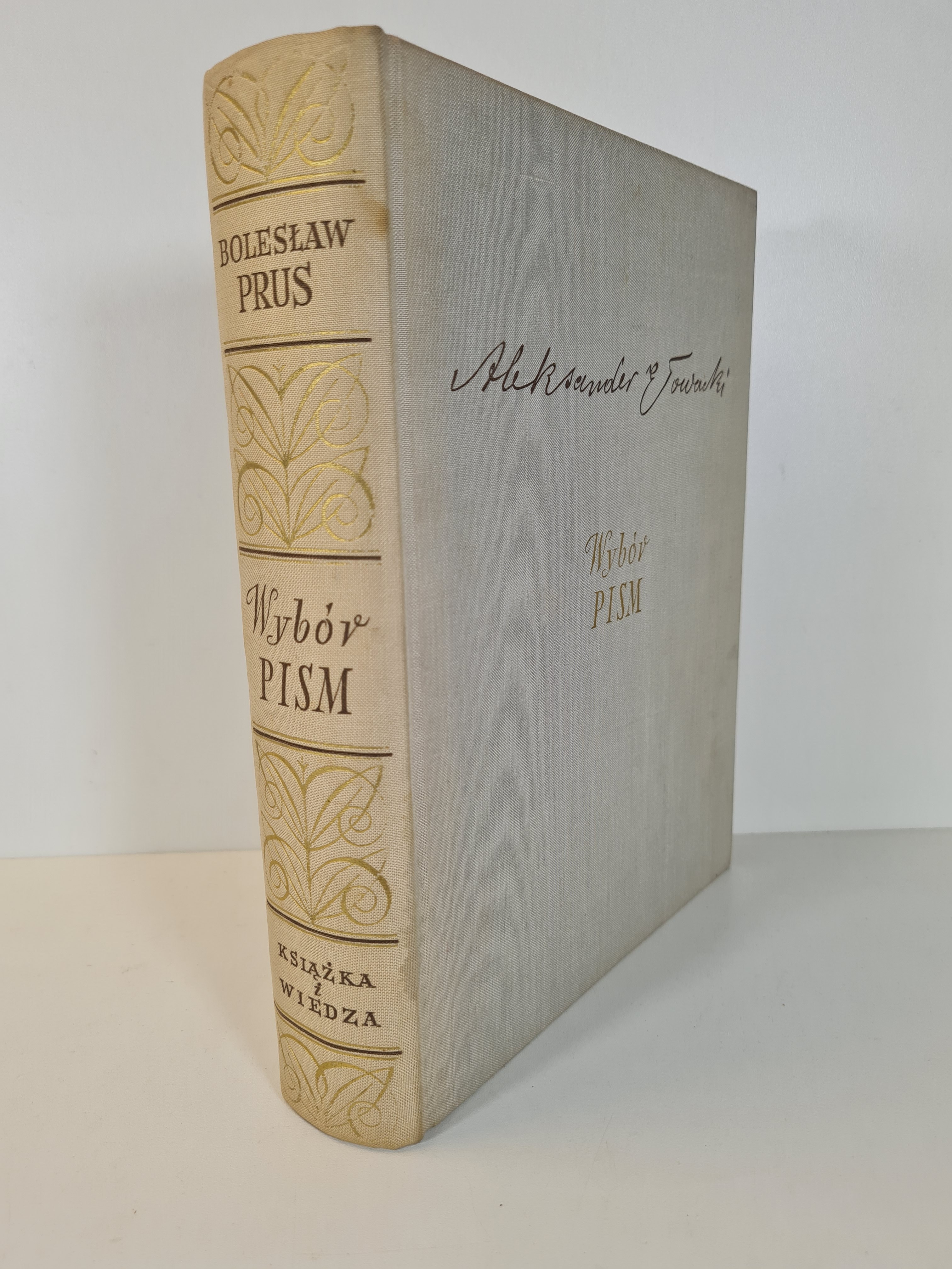 Głowacki Aleksander - PRUS Bolesław - WYBÓR PISM + Mapa + Ilustracje - Aukcja internetowa ...