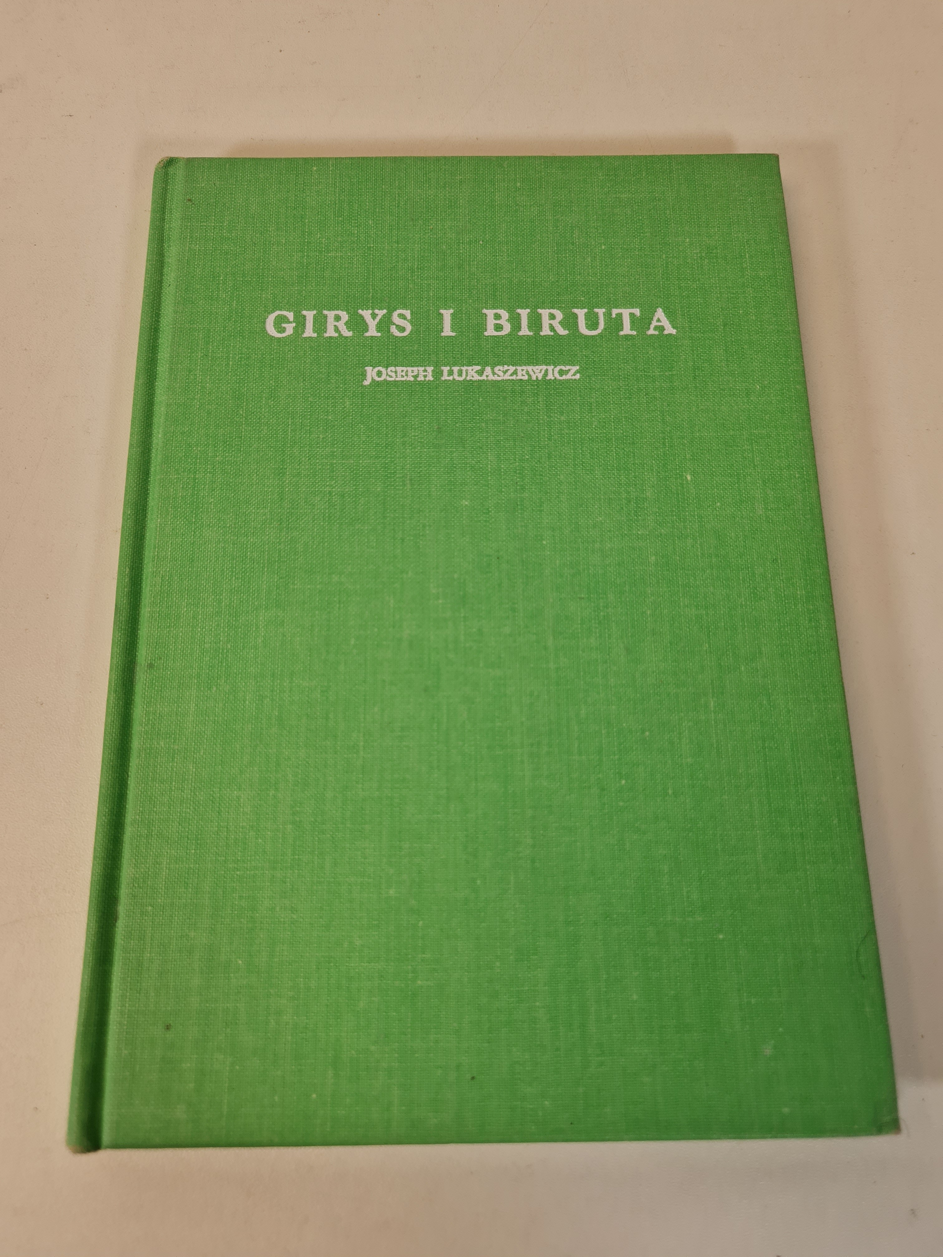 LUKASIEWICZ Joseph - GIRYS I BIRUTA Wydanie 1 - Aukcja internetowa ...