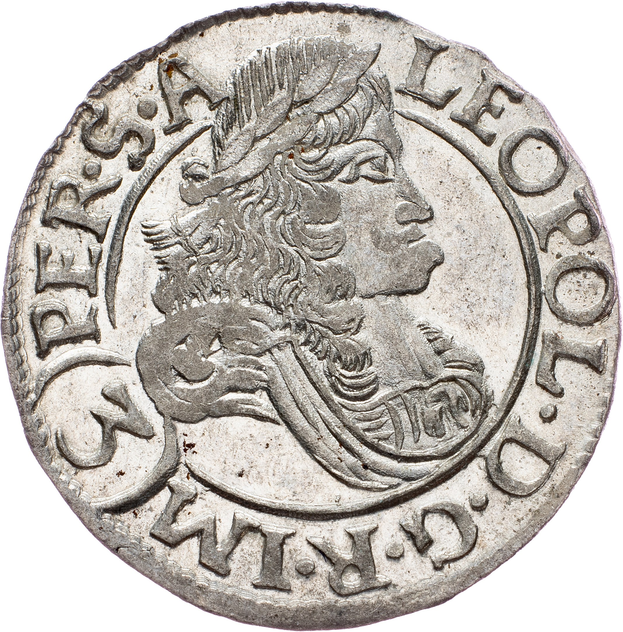 Leopold I., 3 Kreuzer 1693, CK, Kuttenberg - Aukcja internetowa ...