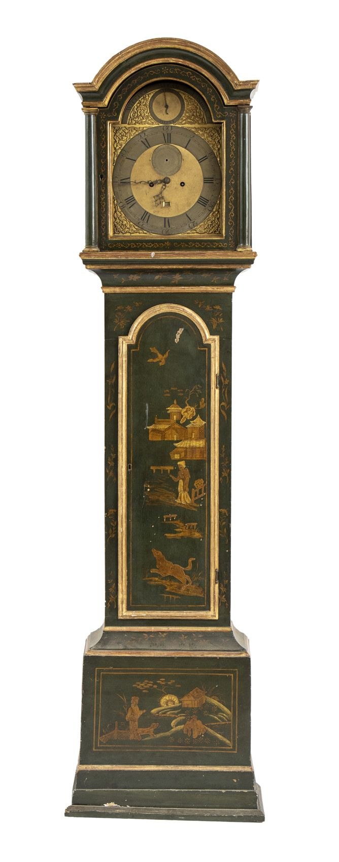 George III English Grandfather clock - 18th century, signed ALLAM ...