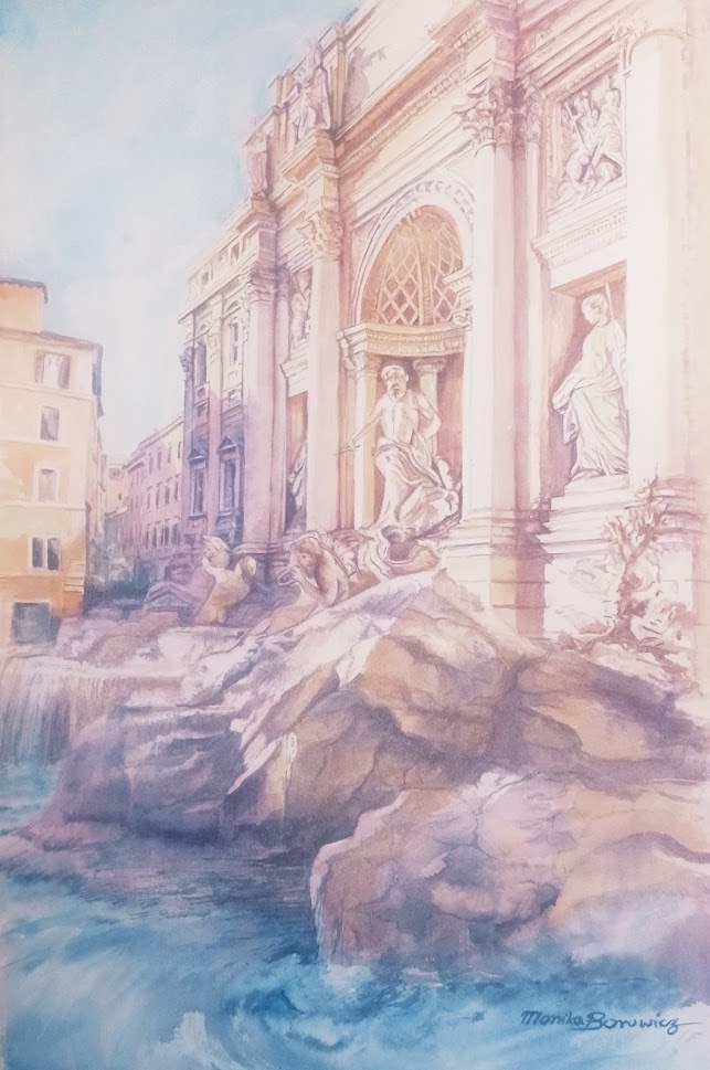 Monika Borowicz, Rzym, 2023r. - Aukcja internetowa / Licytacja online ...