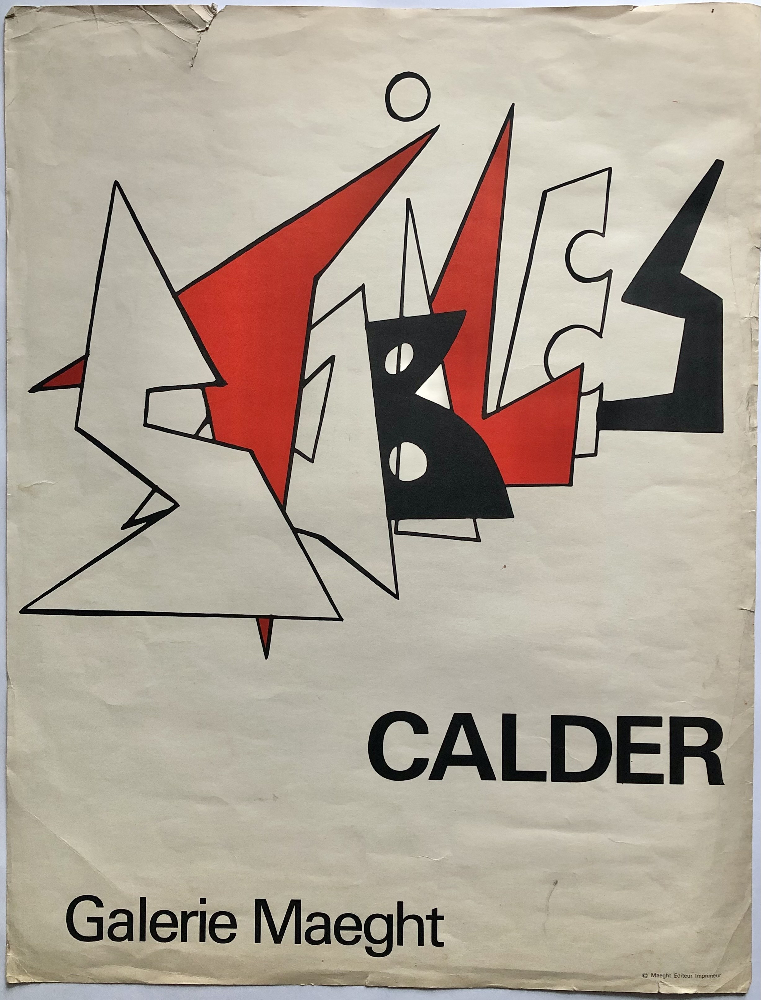 [CALDER Aleksander] Plakat wystawy Galerie Maeght - Aukcja internetowa ...