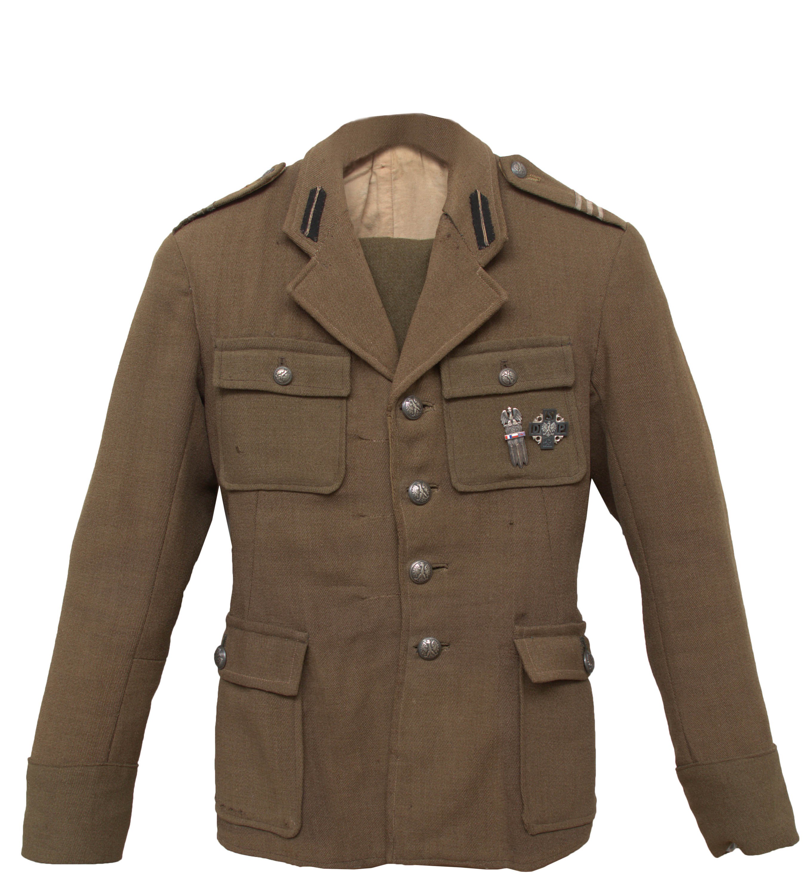Uniform of a platoon sergeant of the Topographical Detachment, 2nd DSP ...