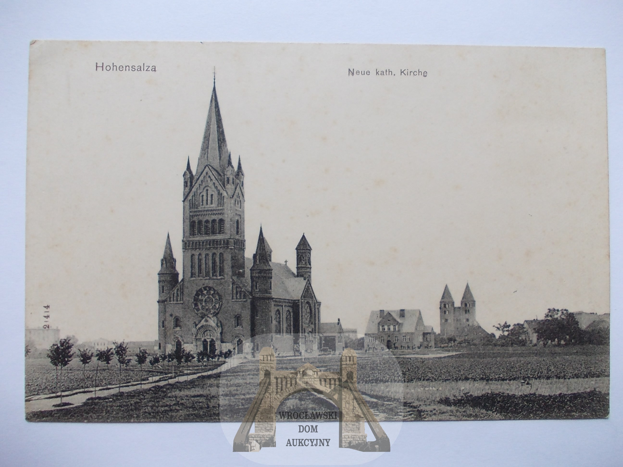 Inowrocław, Hohensalza, nowy kościół, 1907 - Aukcja internetowa ...