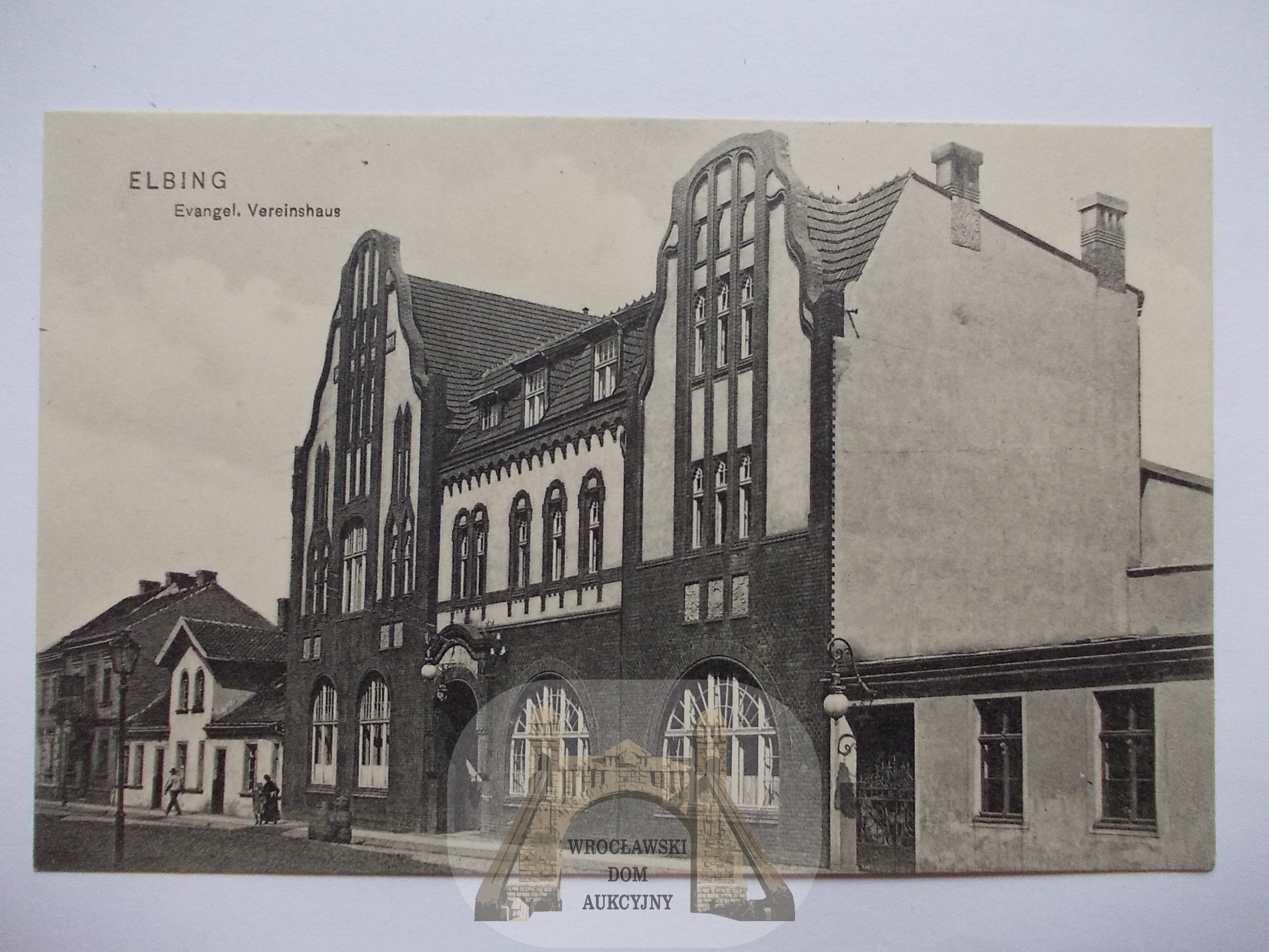 Elbląg, Elbing, Dom ewangelicki, ok. 1910 - Aukcja internetowa ...