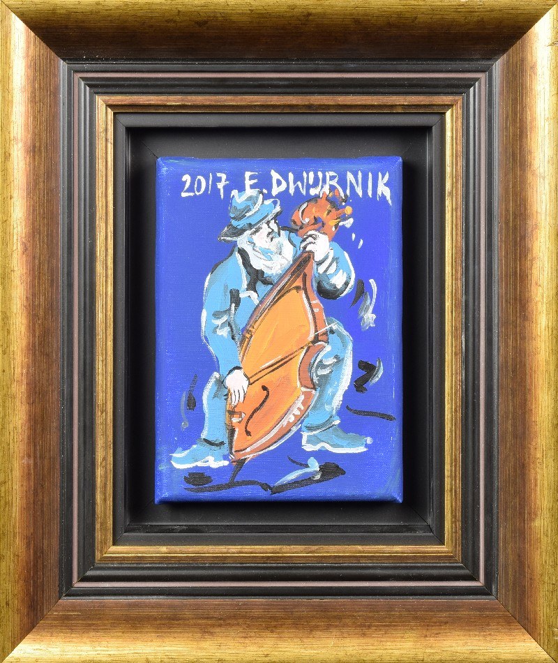 Edward DWURNIK (1943-2018), Kontrabasista, 2017 - Aukcja internetowa / Licytacja online - Cena ...