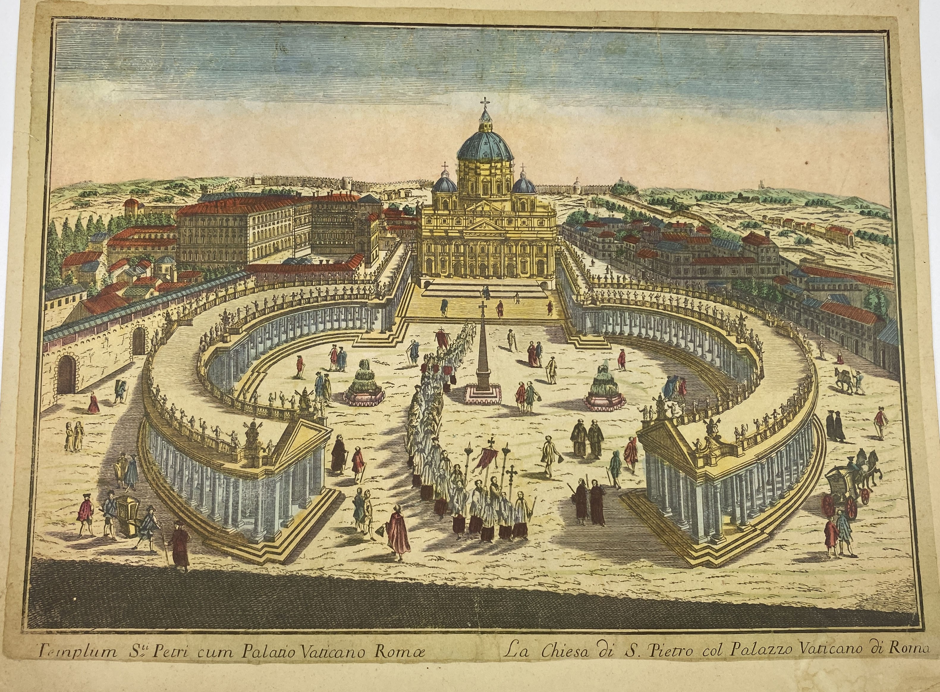 View of St. Peter's Basilica and the Apostolic Palace [reproduction ...