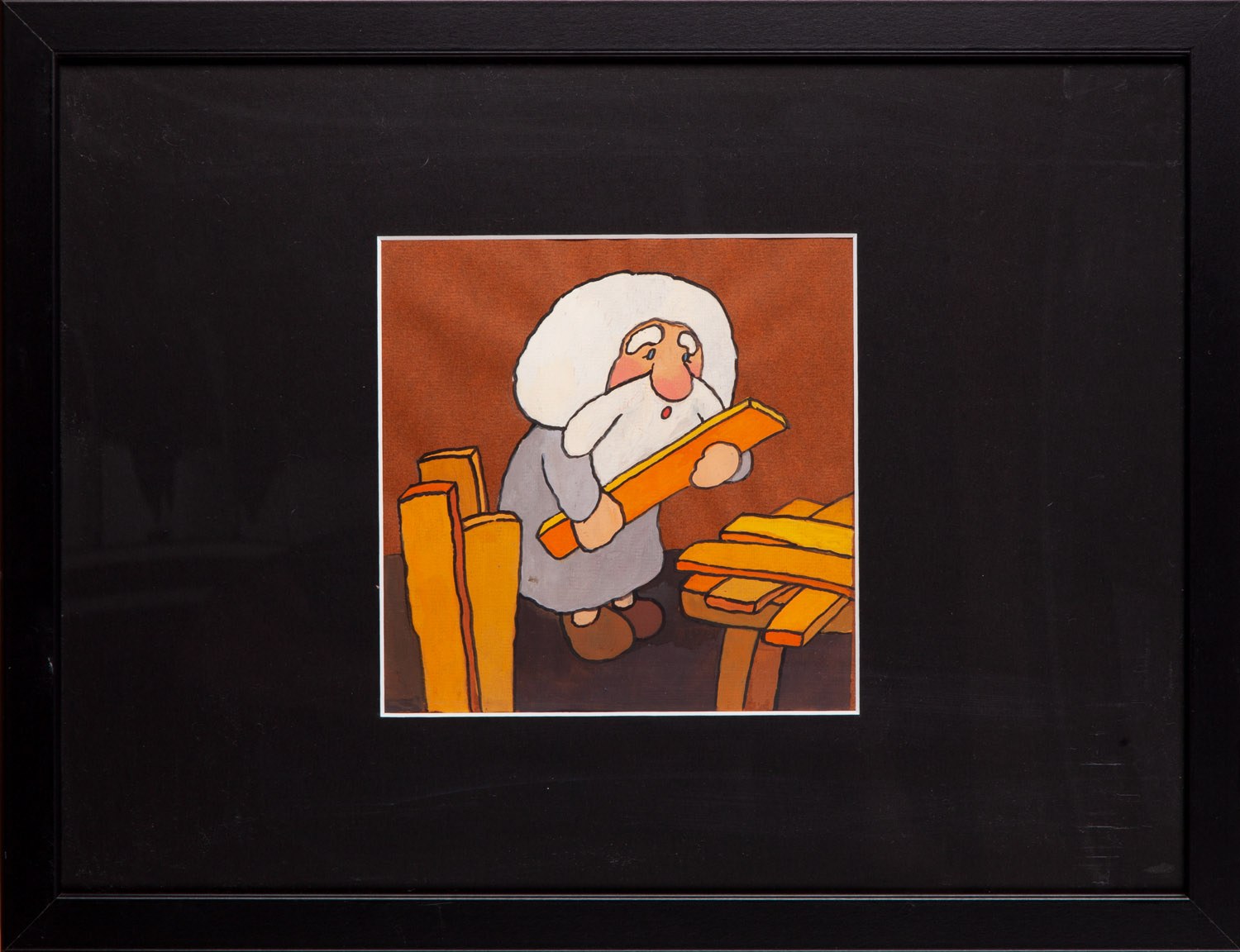 Julitta KARWOWSKA-WNUCZAK (b. 1935), "Night of Filemon's Cat ...