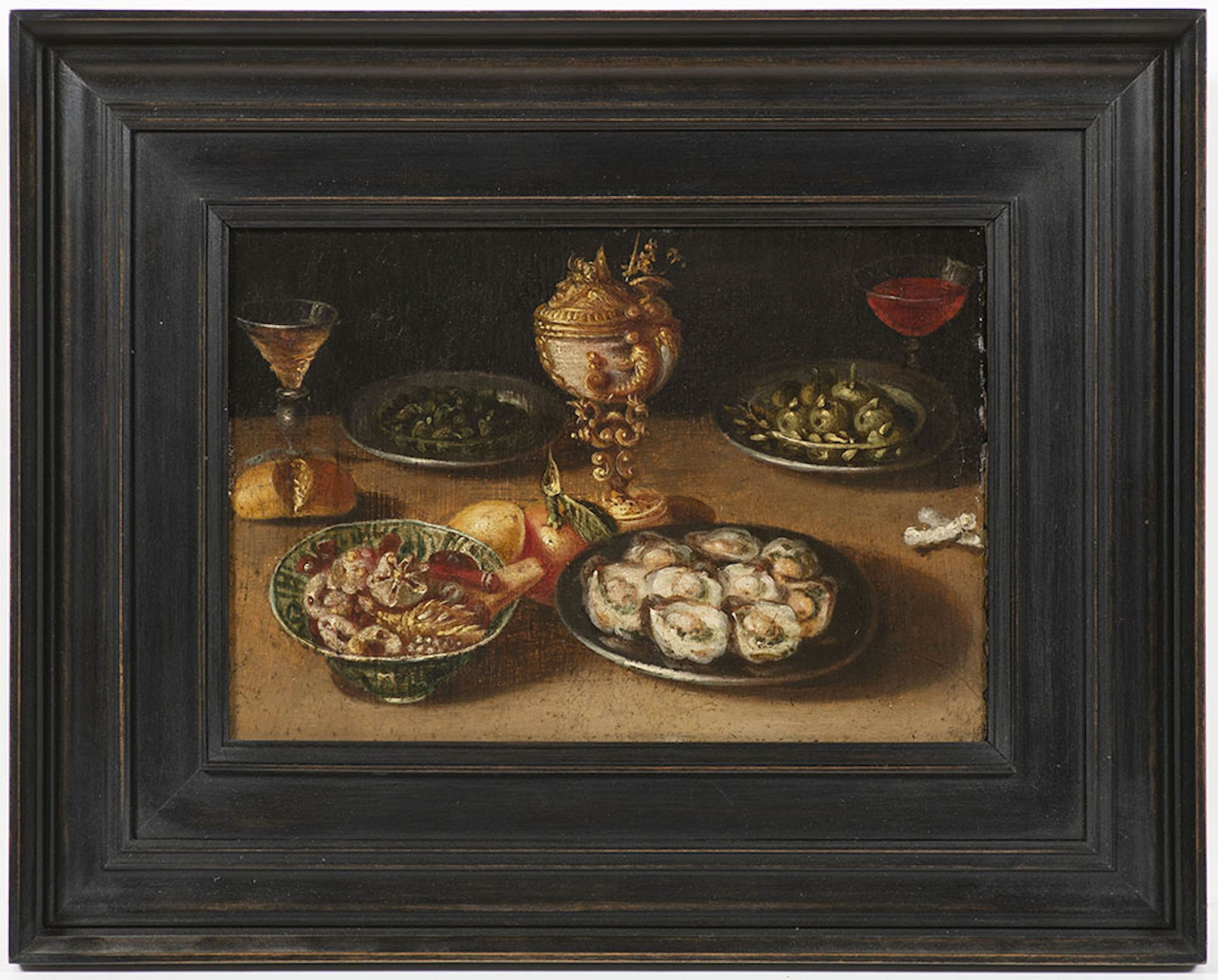 Osias Beert (1580-1623) - krąg / następca, Martwa natura z ostrygami i ...