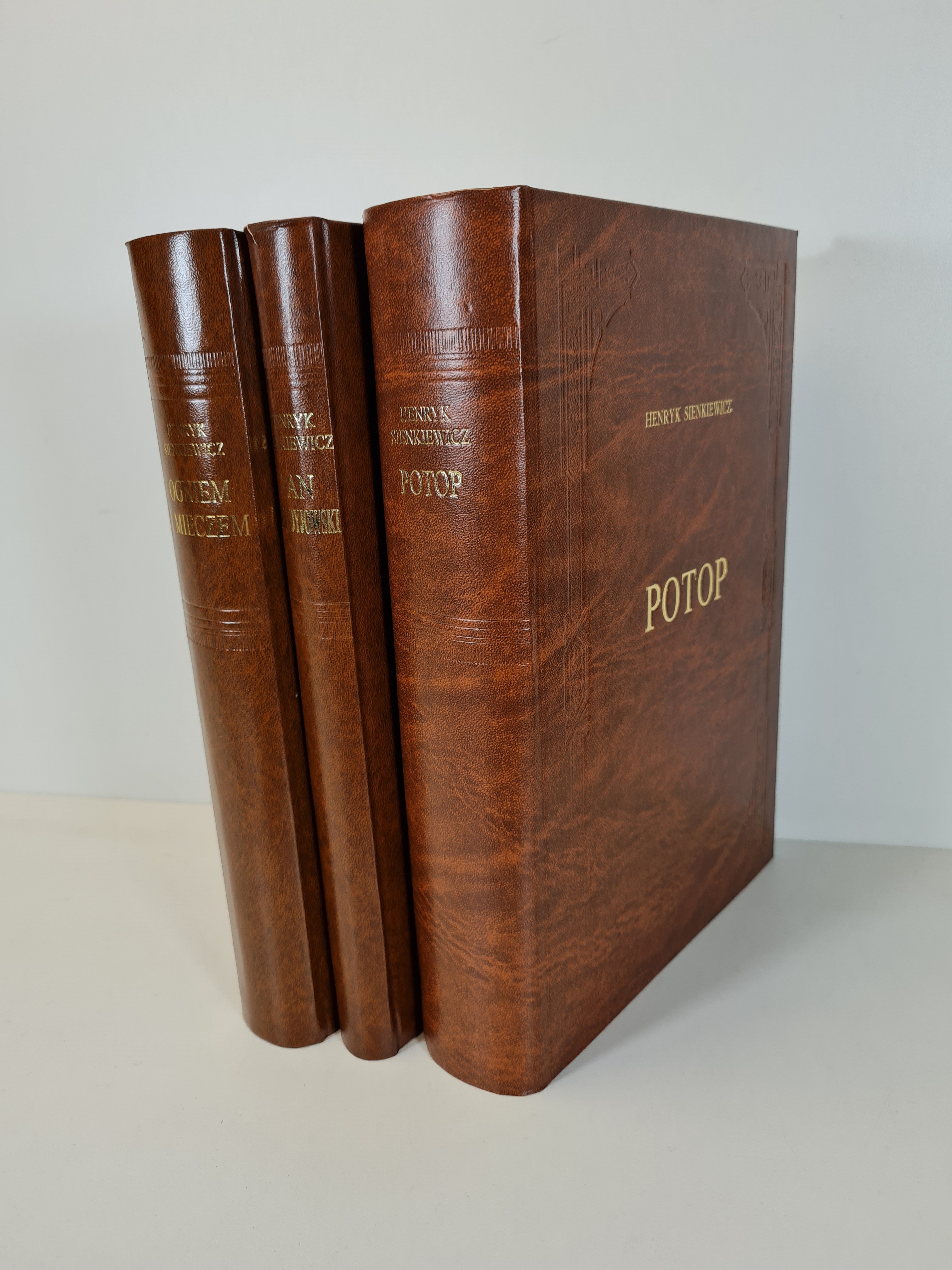 SIENKIEWICZ Henryk - TRYLOGIA Tom I-III Wydawnictwo ITKM BIBLIOFILSKIE ...