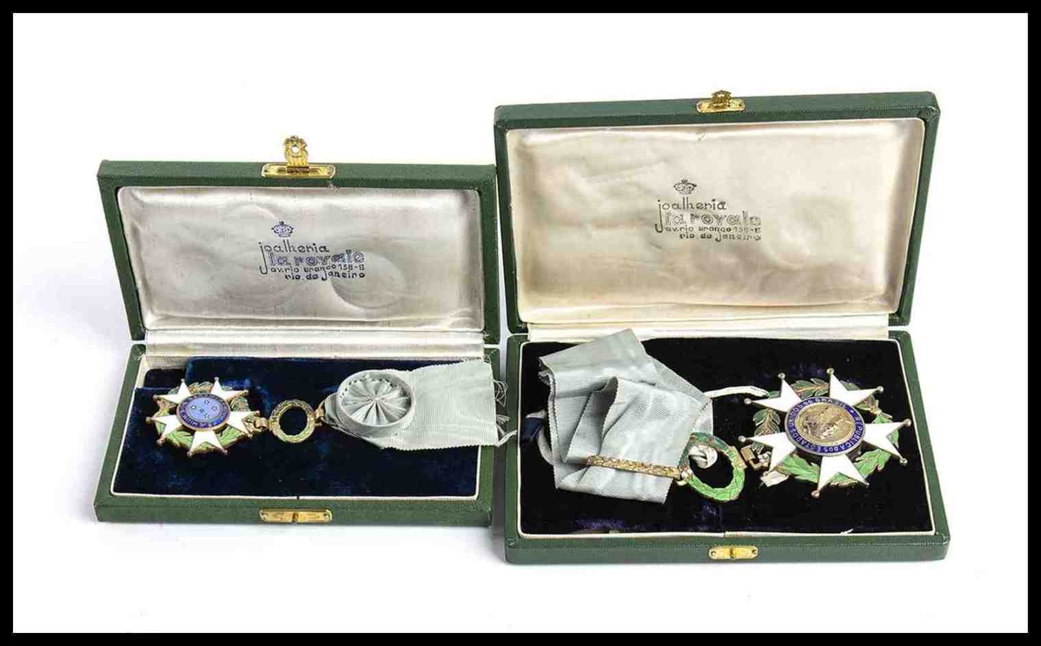 BRASIL Order of the Southern Cross, lot of two decorations - Online ...
