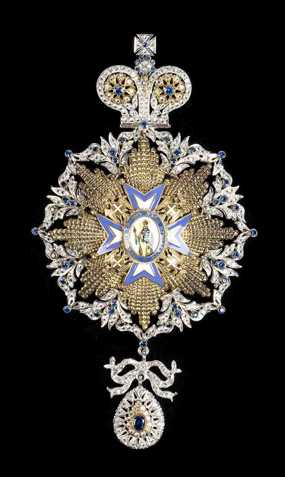SERBIA Order of San Saba, grand cross plate, 1st model - Aukcja ...