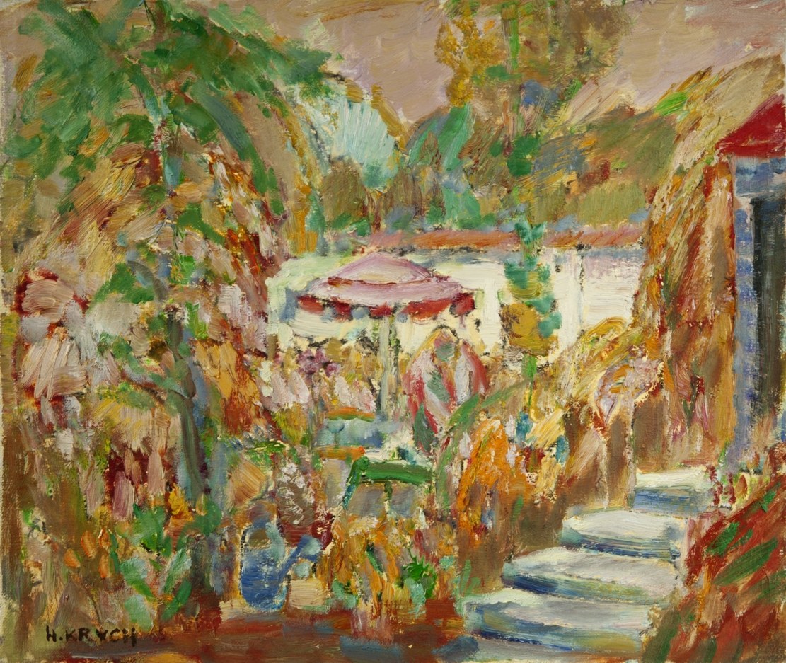 Henryk KRYCH (1905-1980), Ogród II - Aukcja internetowa / Licytacja ...