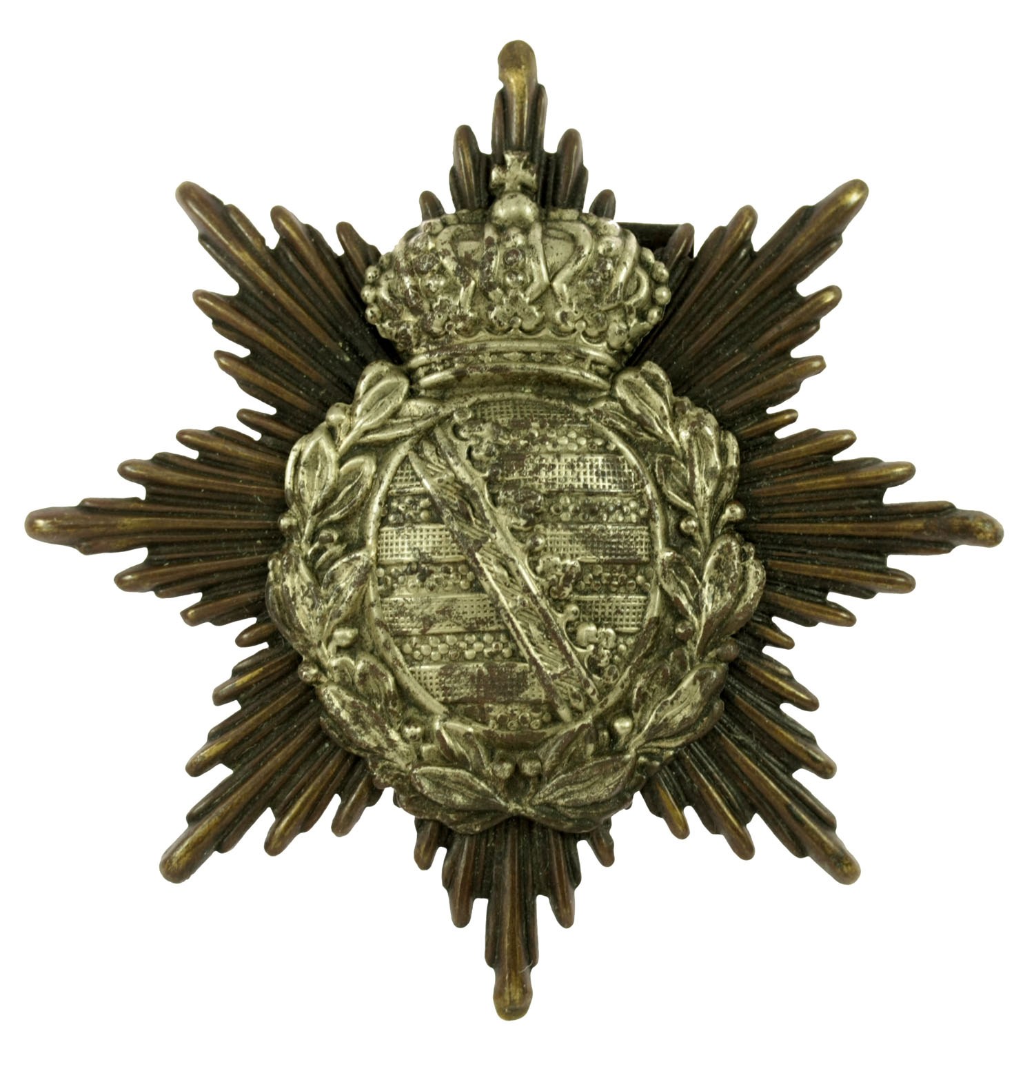 Saksonia, Oznaka na czako XIX w. (777) - Aukcja internetowa / Licytacja online - Cena - OneBid