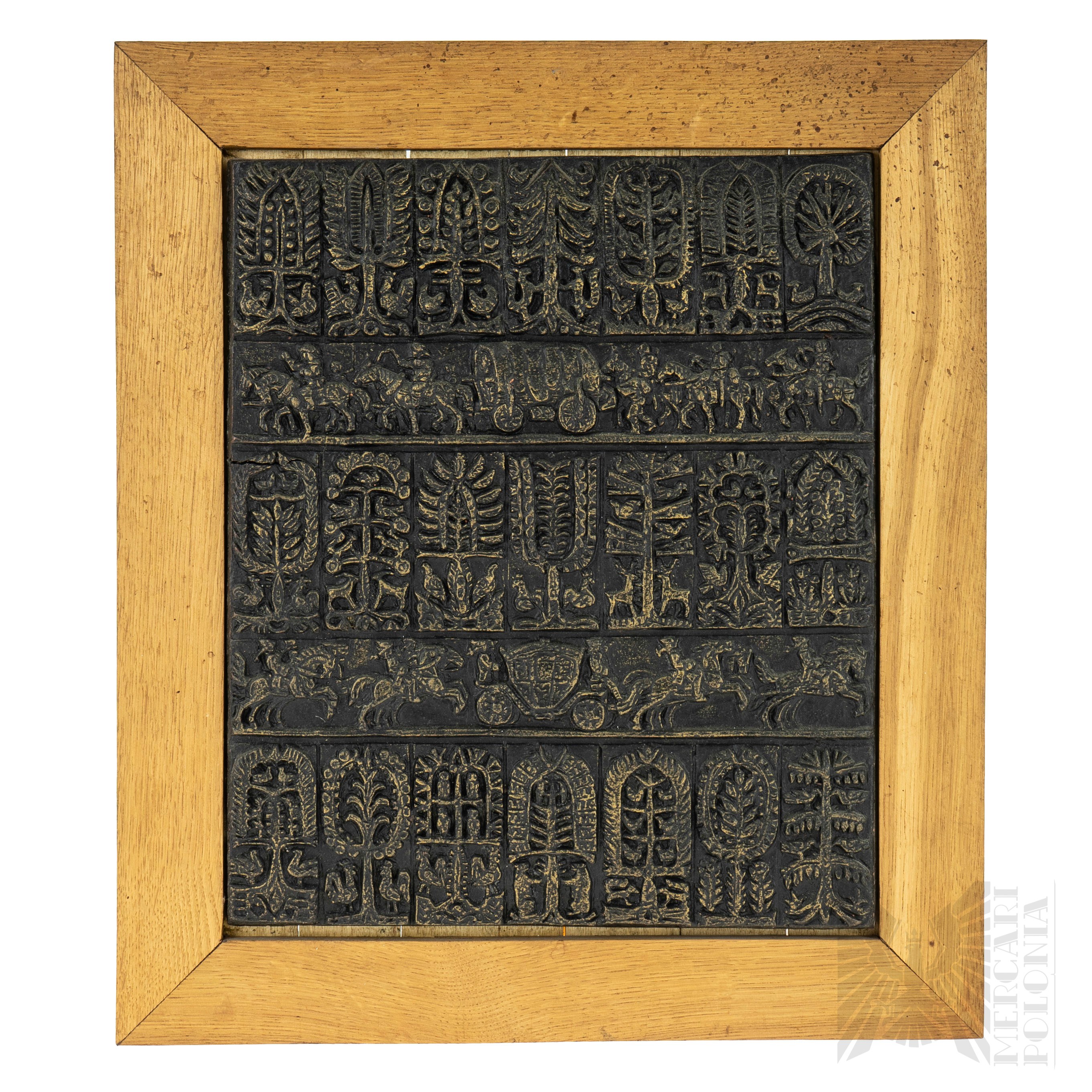 Edmund Majkowski (1929-2009), Plakieta Puszcza Kurpiowska - Aukcja ...