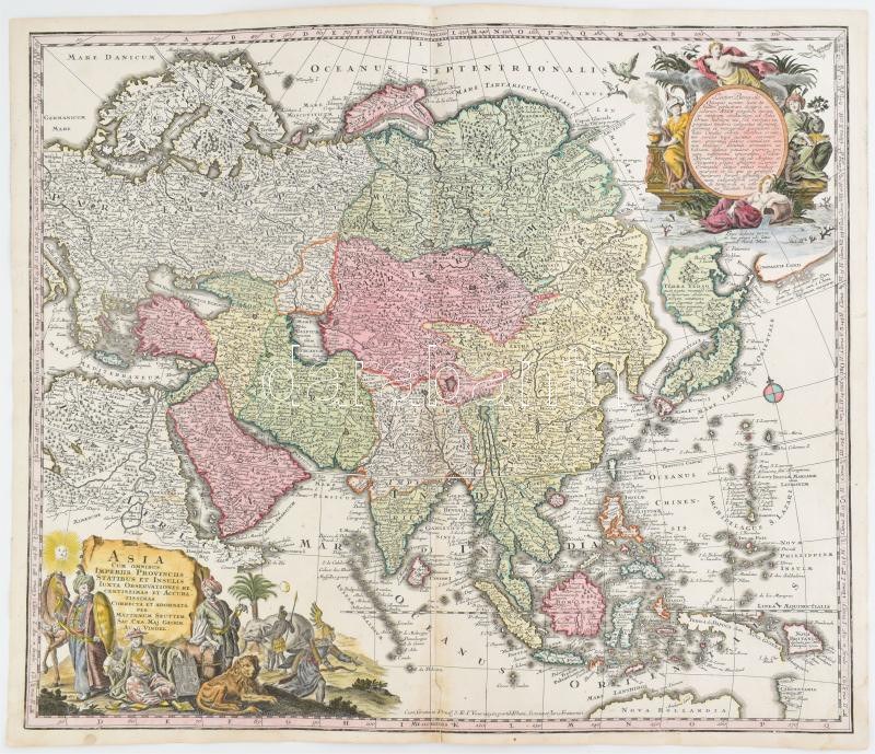 Asia cum omnibus imperiis provinciis... Seutter, George Matthaeus (1678 ... Asia cum omnibus imperiis provinciis... Seutter, George Matthaeus (1678 ...