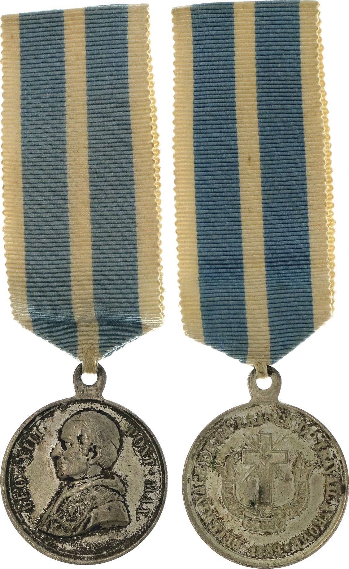 Vatican Medal for the Pilgrimage of La France du Travail to Rome 1889 ...