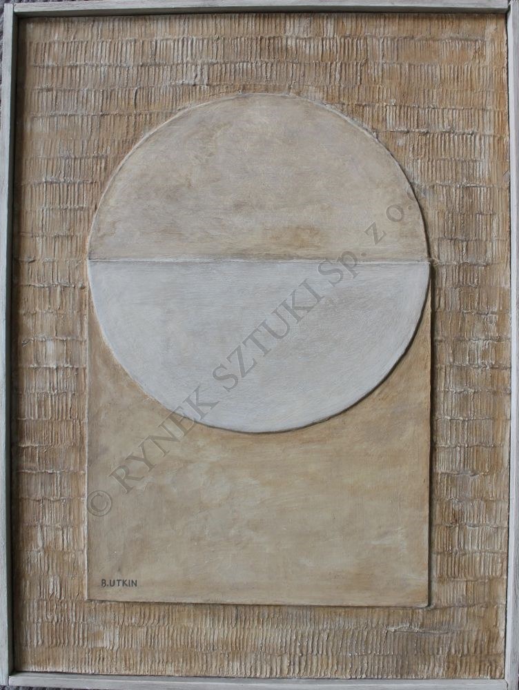 Bolesław Utkin (1913-1993), Kompozycja z kołem - Aukcja internetowa ...