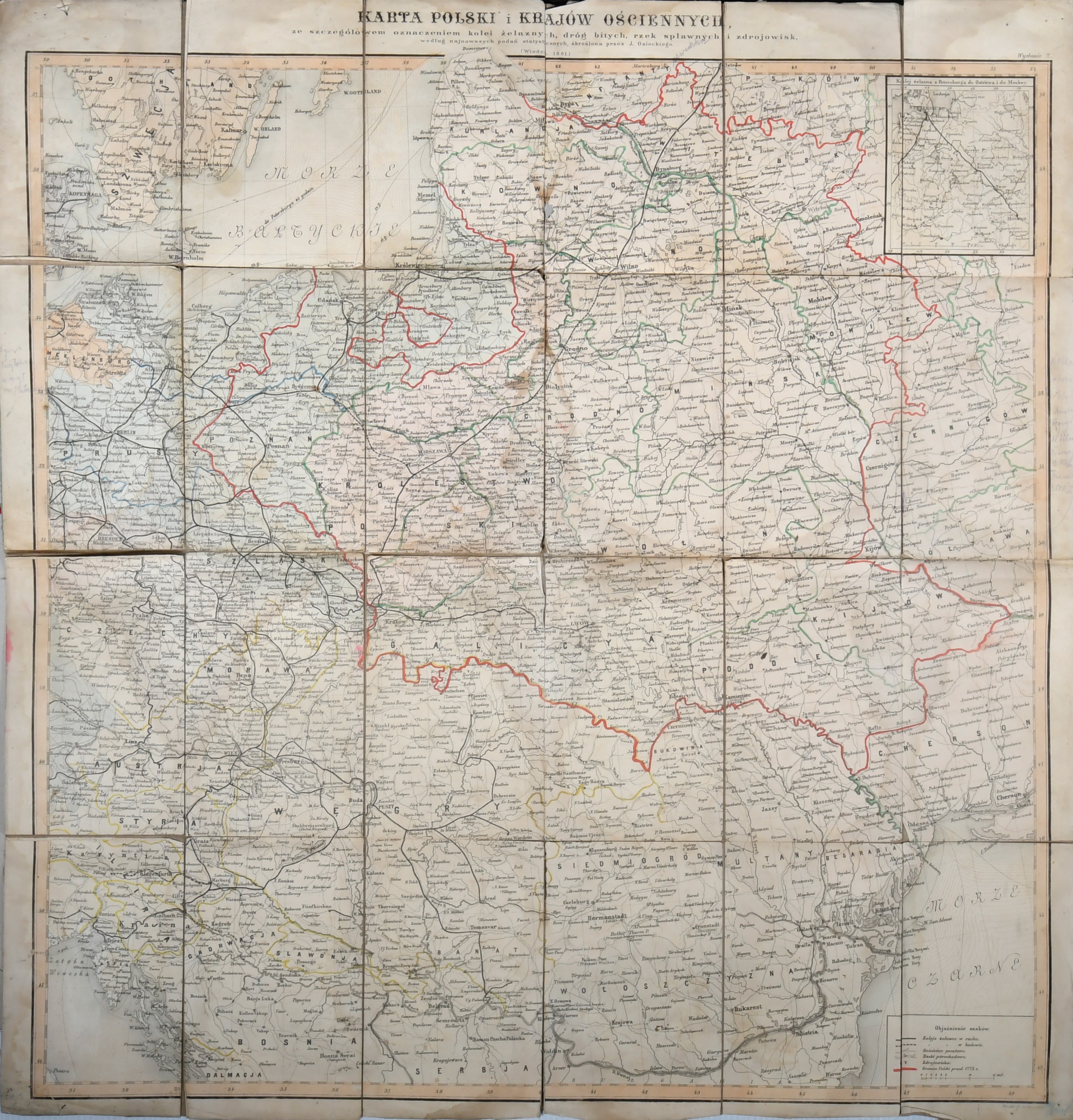 Mapa Polski Mapy Do Wpinania Polski, Reginów, Państw, Europy