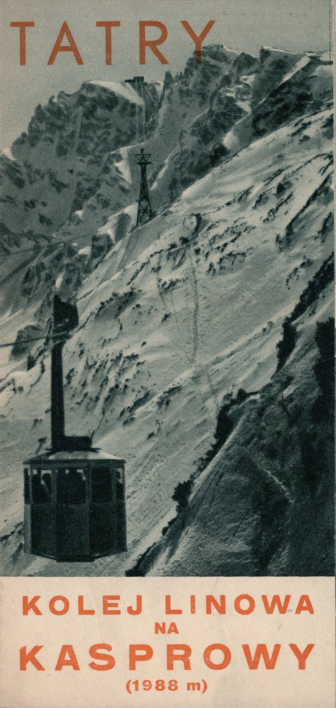 Folder - Tatry. Kolej linowa na Kasprowy (1988 m.) Warszawa 1936 Wyd ...