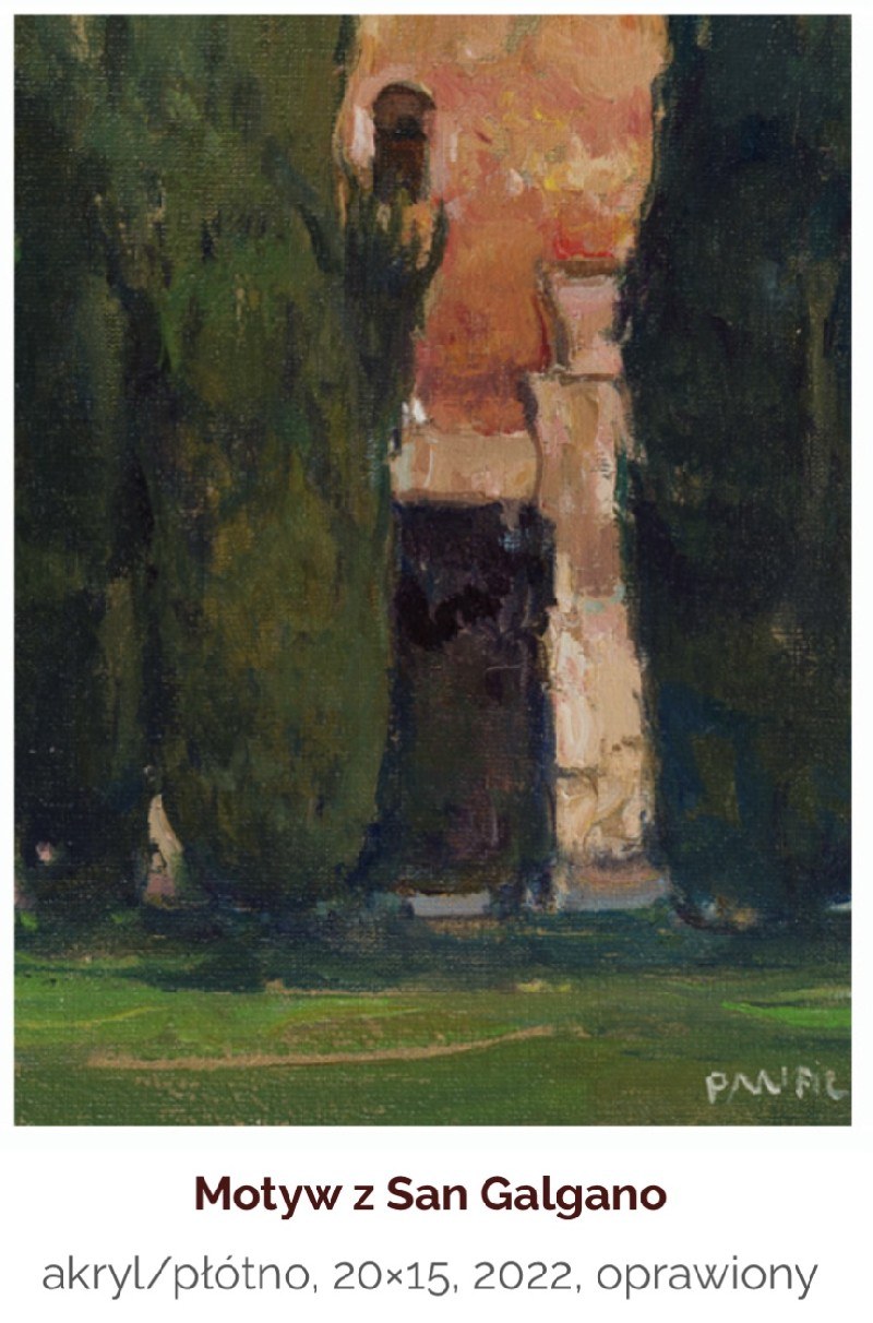 JÓZEF PANFIL (1958), Motyw z San Galgano, 2022 - Aukcja internetowa ...