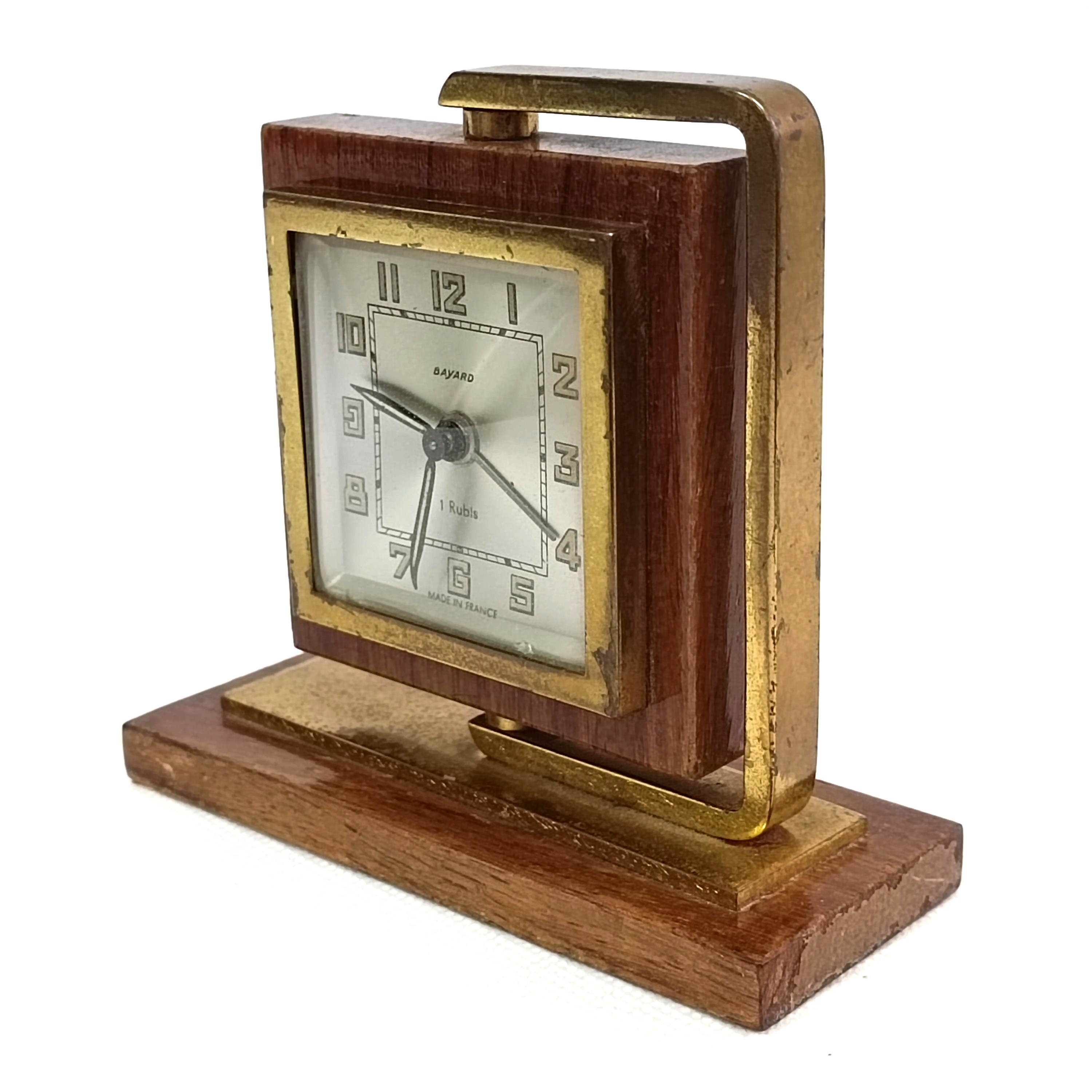 Art déco standing clock Bayard 1 Rubis, France - Online auction ...