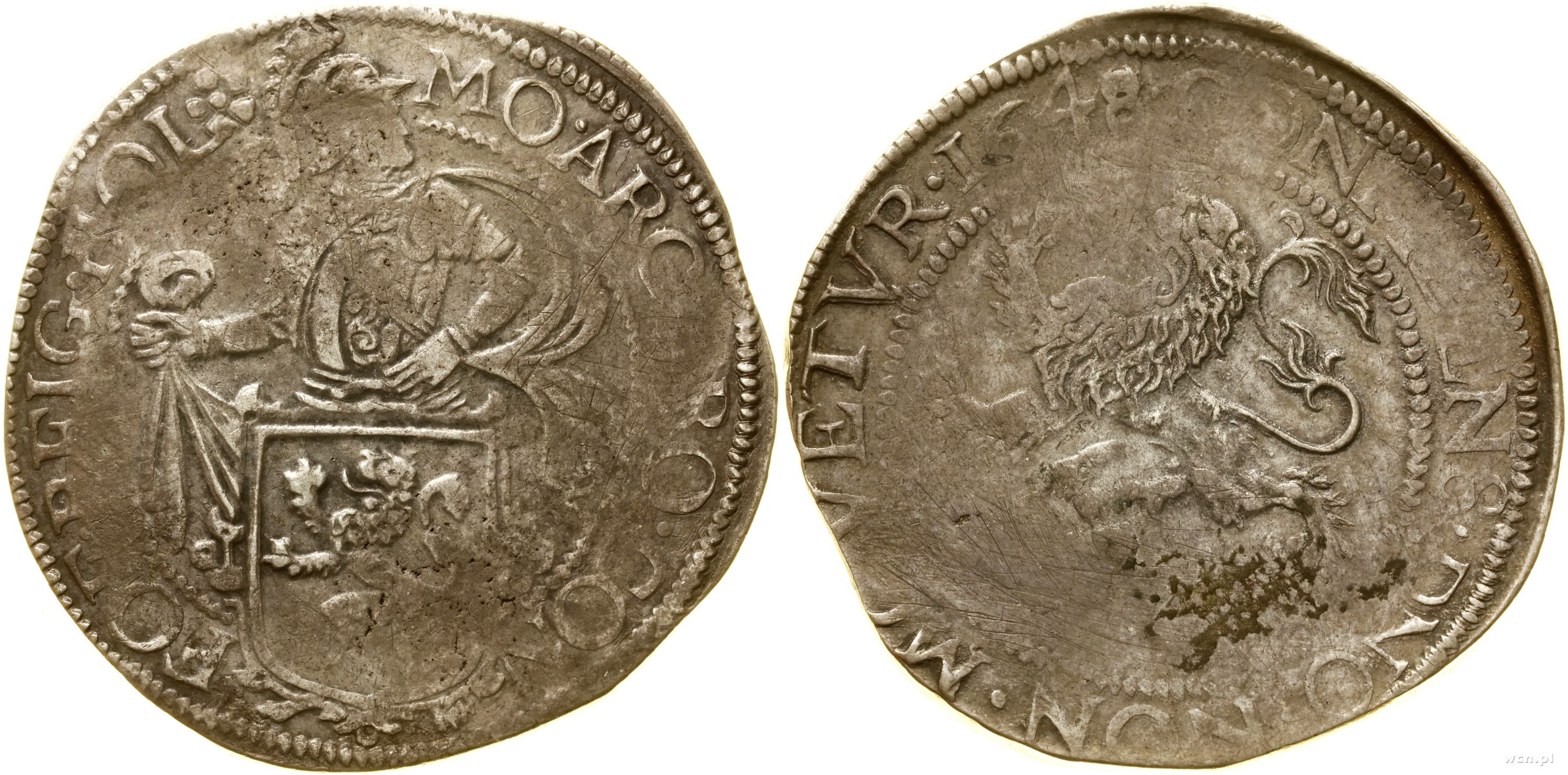 Netherlands, Lion thaler (Leeuwendaalder), 1648 - Online auction ...
