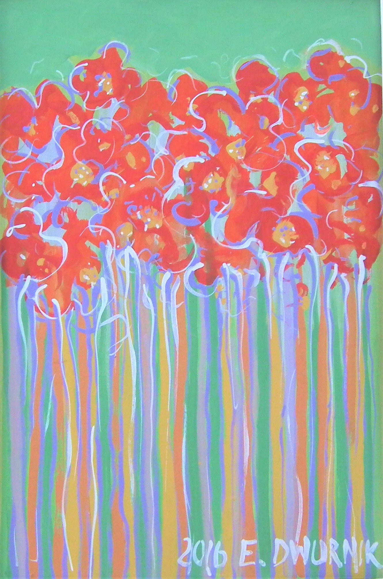 Edward Dwurnik( 1943-2018),Maki,2016 - Aukcja internetowa / Licytacja online - Cena - OneBid