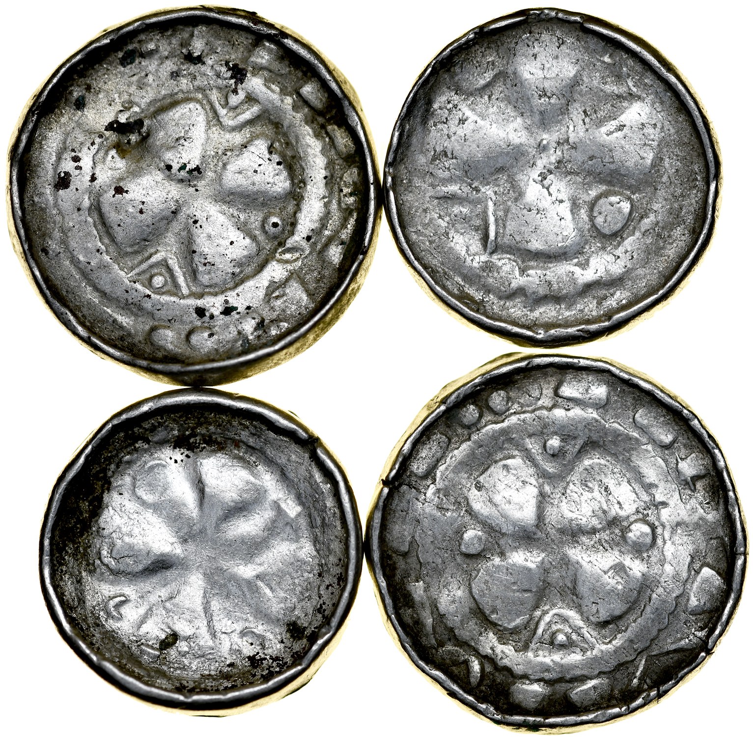 Denary krzyżowe XI w., zestaw 4 szt. - Aukcja internetowa / Licytacja ...