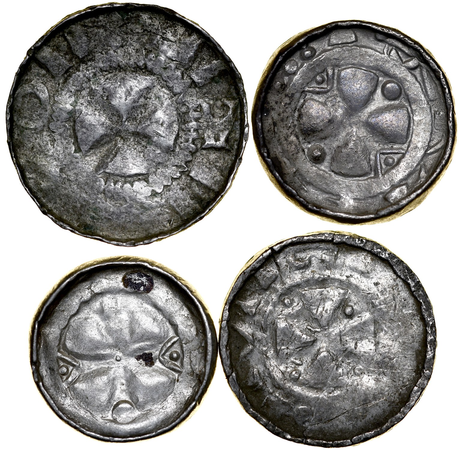 Denary krzyżowe XI w., zestaw 4 szt. - Aukcja internetowa / Licytacja ...