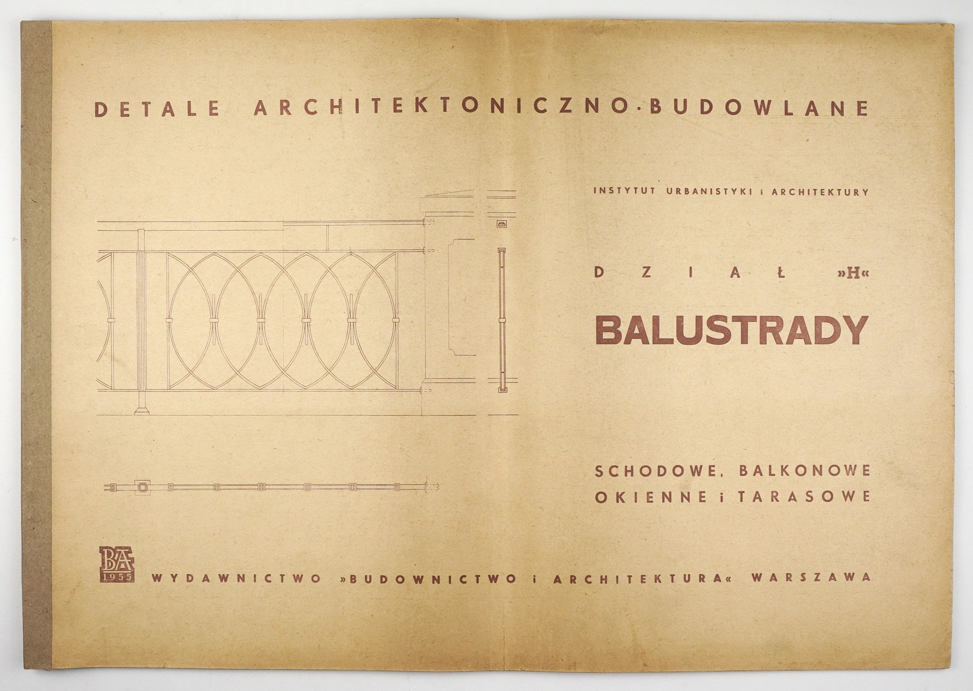Staircase, balcony, window and terrace balustrades. 1955. - Online ...