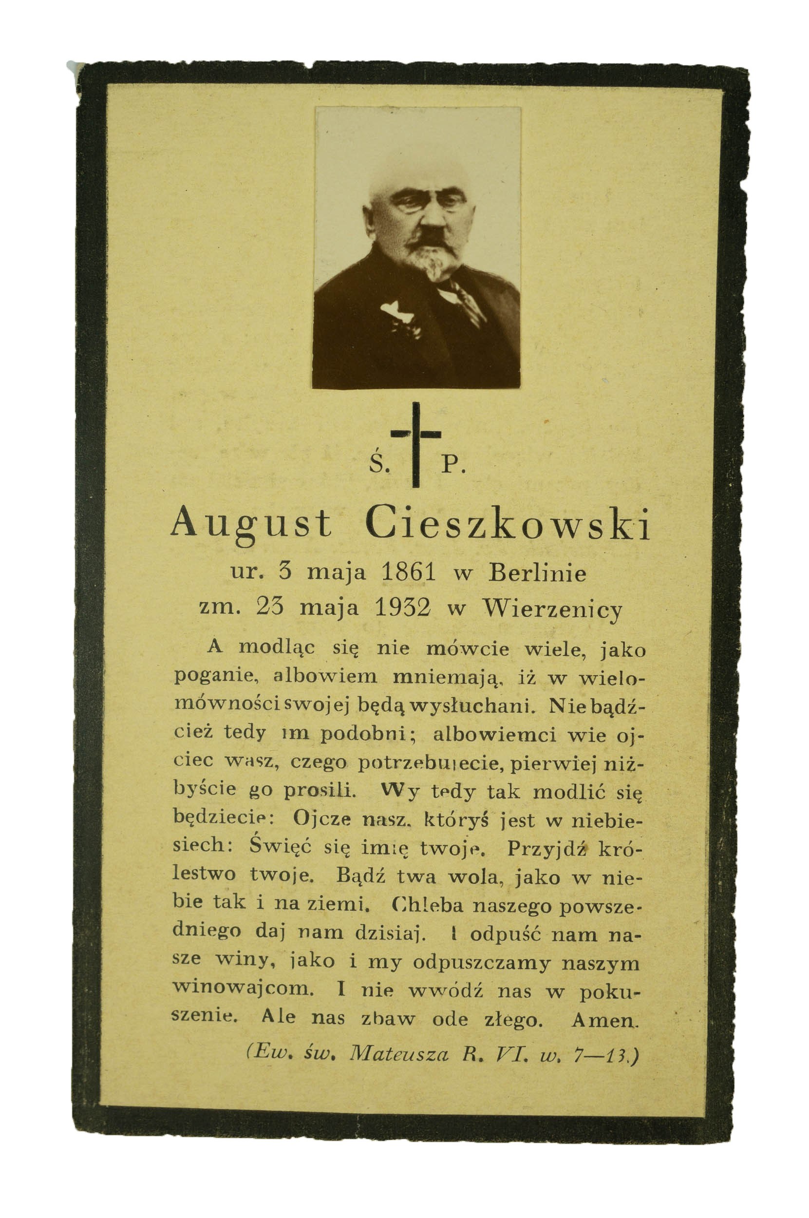 Klepsydra August Cieszkowski [1861-1932] ziemianina, mecnasa sztuki ...