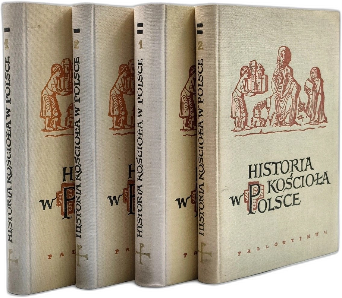Kumor B. - Historia Kościoła w Polsce - Komplet T. I- IV - Warszawa ...