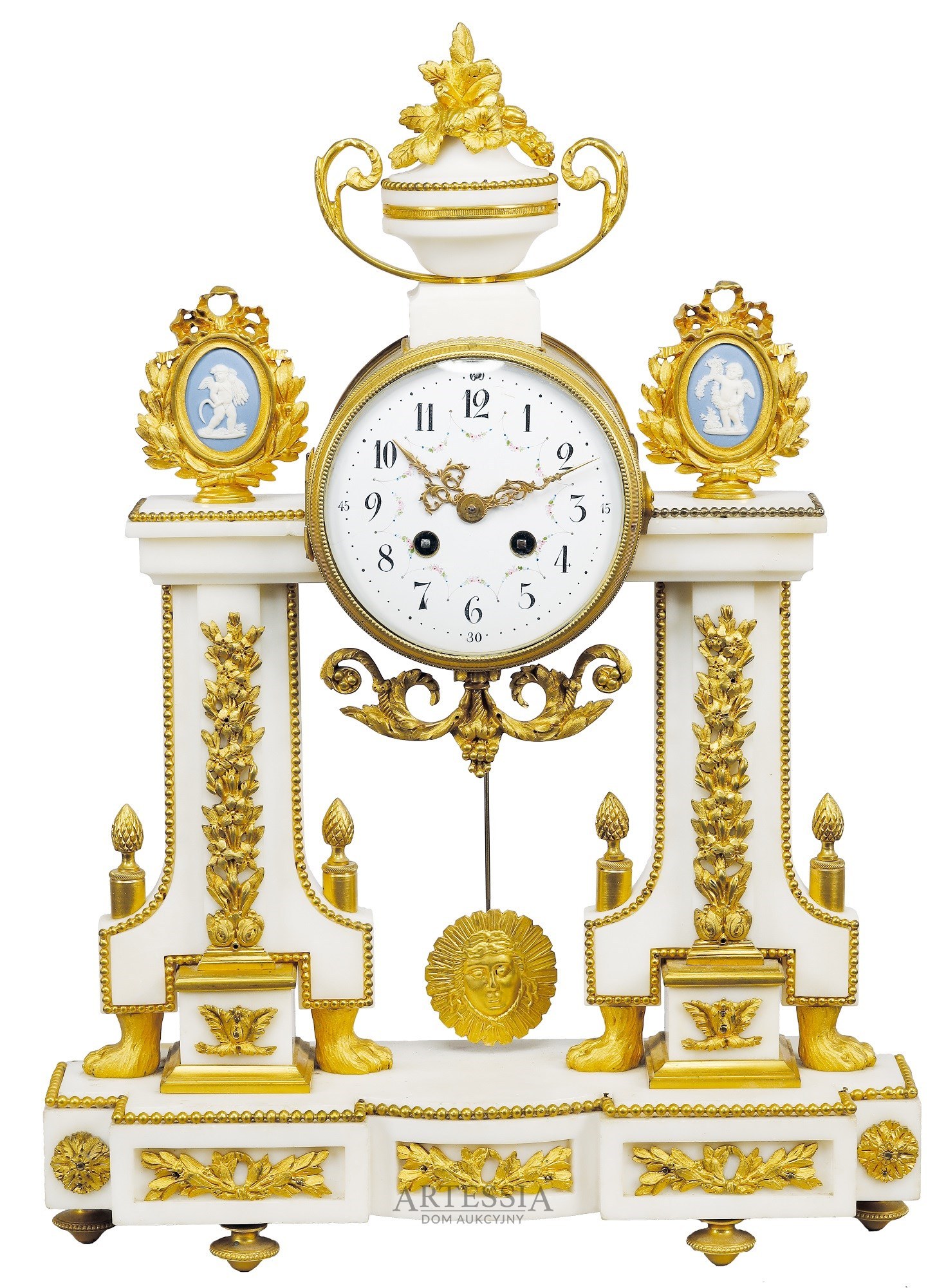 Louis XVI style mantel clock, 3rd quarter of 19th century, Manufactory ...
