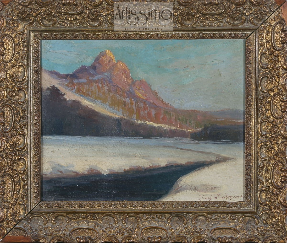 Józef Piotrowski (1878–1944), Śnieg w Tatrach, 1909 - Aukcja ...