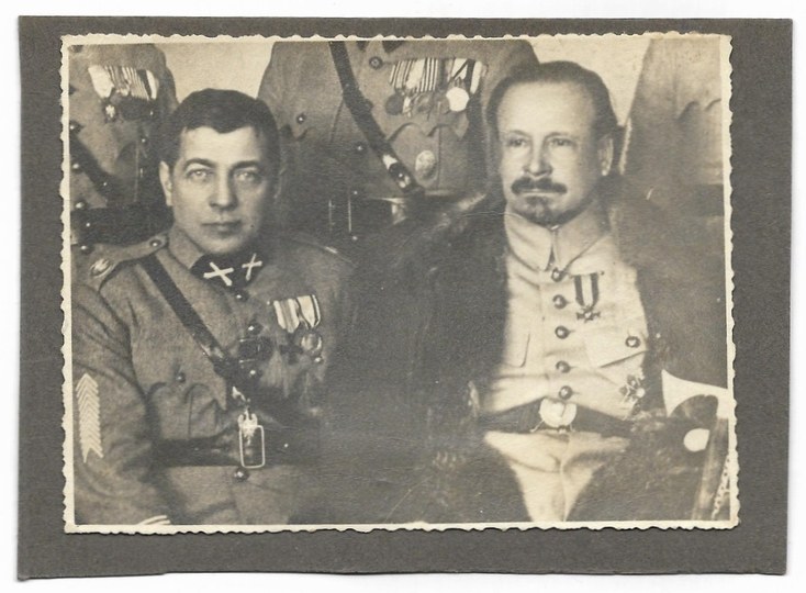 [WOJSKO Polskie - gen. Józef Haller - podczas rozmów - fotografia ...